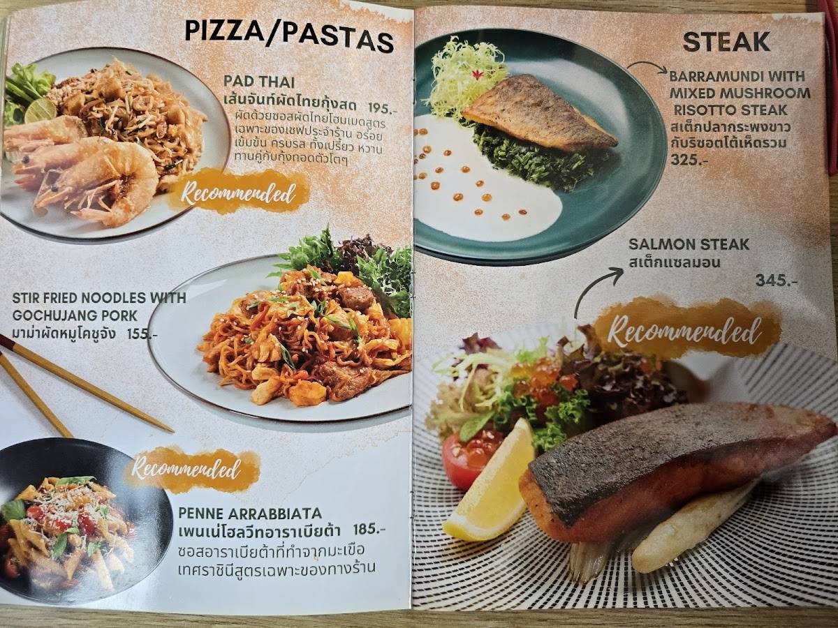 Carta del restaurante Chia Tai Farm, Bangkok