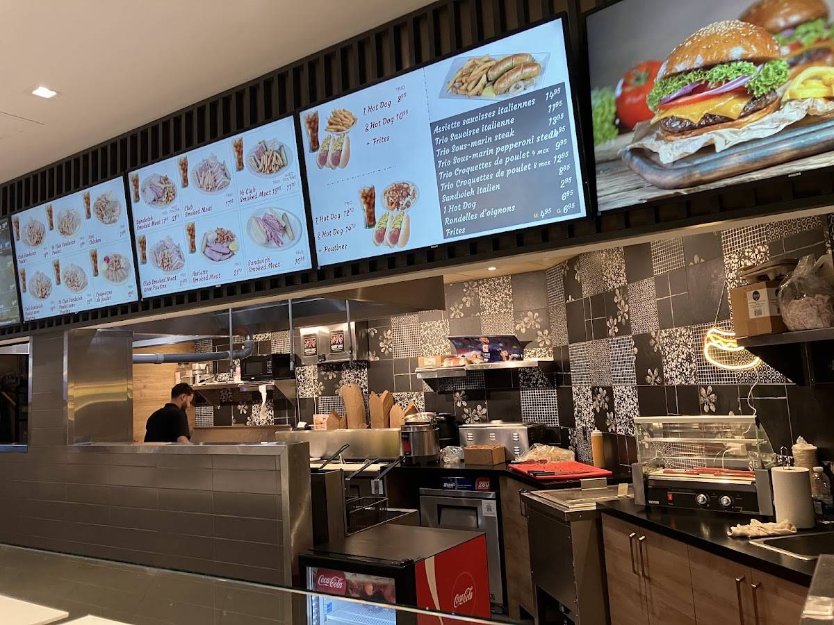 Menu at Chic Choc Burger restaurant, Montréal