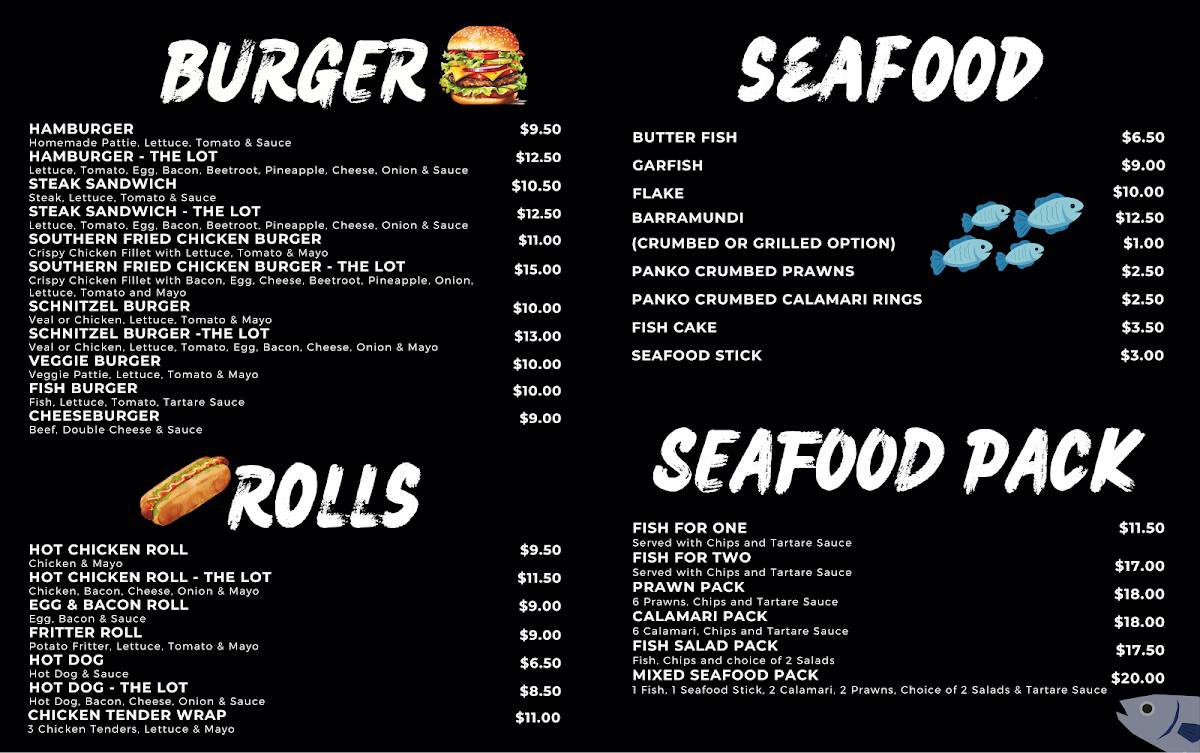 Menu at Chicken Jim fast food, Greenwith