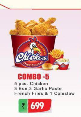 Menu at Chickos Fried Chicken, Pandalam