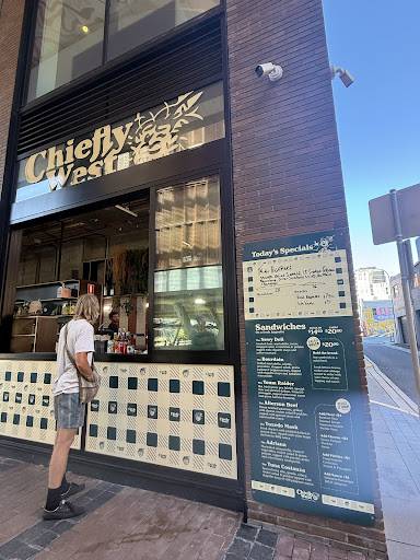 Menu at Chiefly West cafe, Newcastle West
