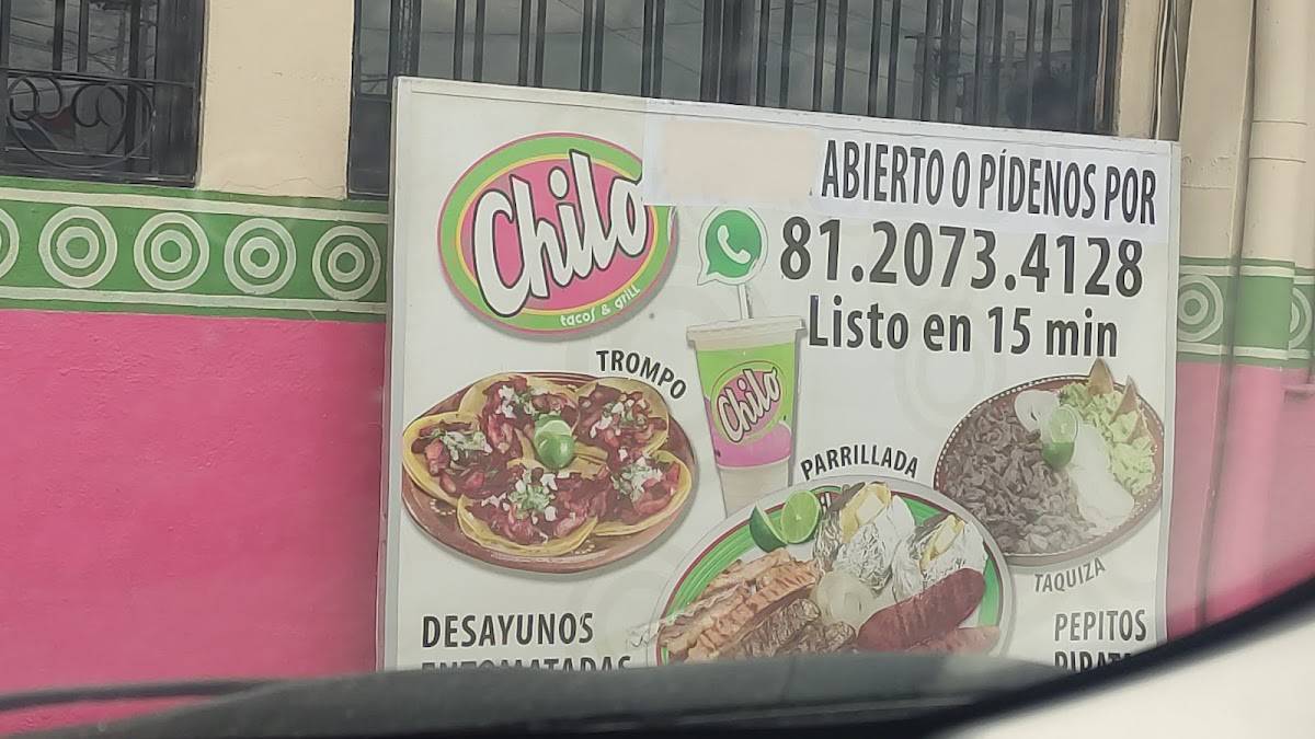 Carta del restaurante Chilo Tacos & Grill, Monterrey, Gral. Pablo ...