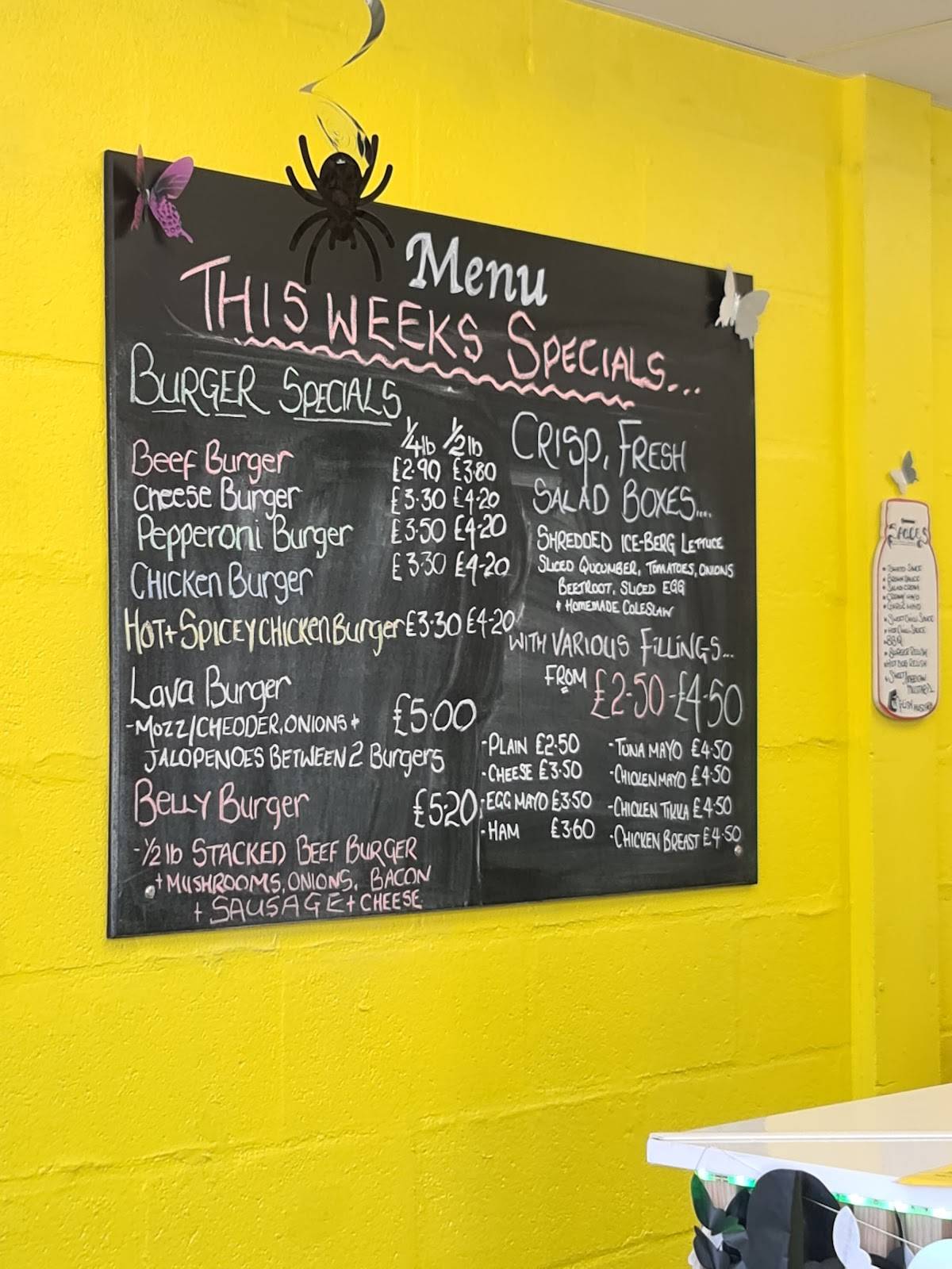 Menu at Chrissie's Lakeside Kitchen cafe, Hull