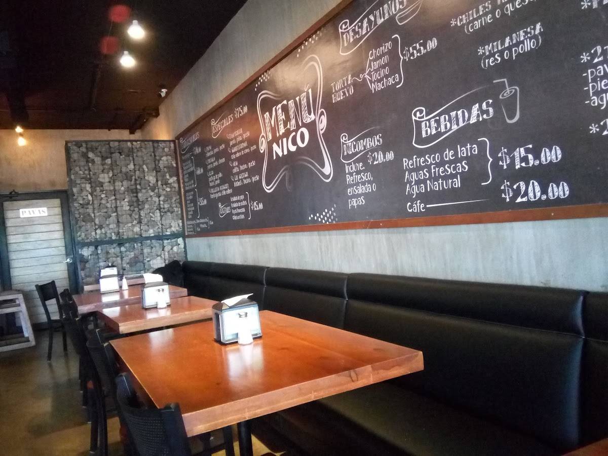 Menu at Tortas Nico restaurant, Ciudad Juarez, Blvd. Gomez Morín 7983