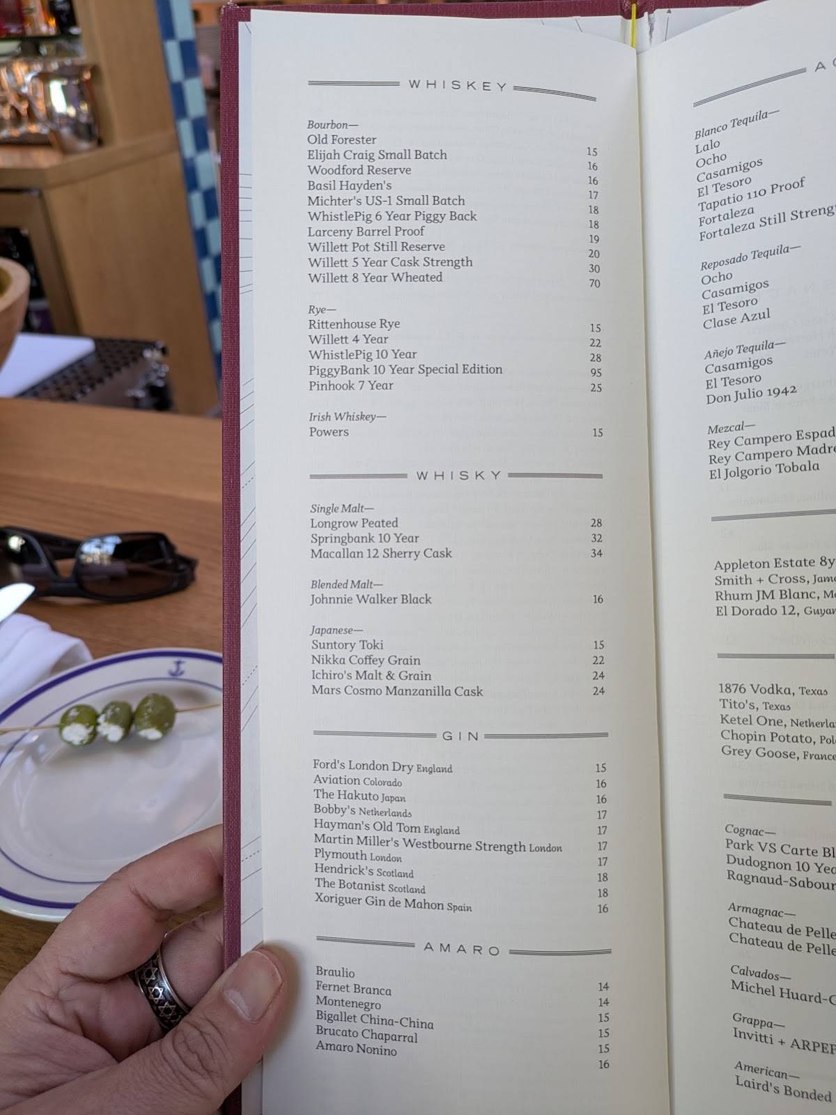 Menu at Clark's Oyster Bar - Montecito, Montecito