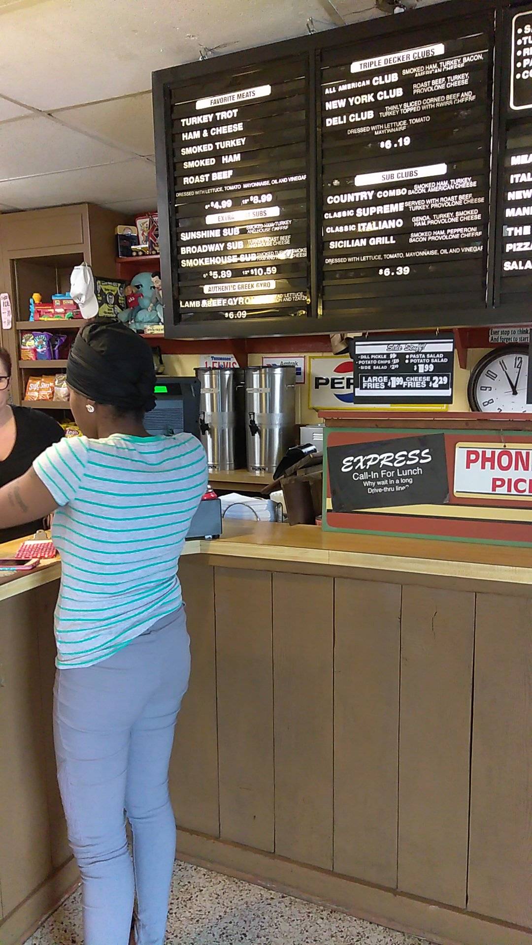 Menu at Classics Sandwiches & Subs fast food, Richmond