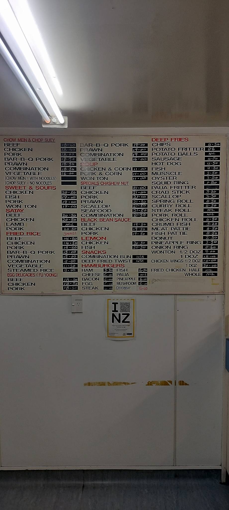 Menu at Clive Fast Foods & Takeaways, Clive