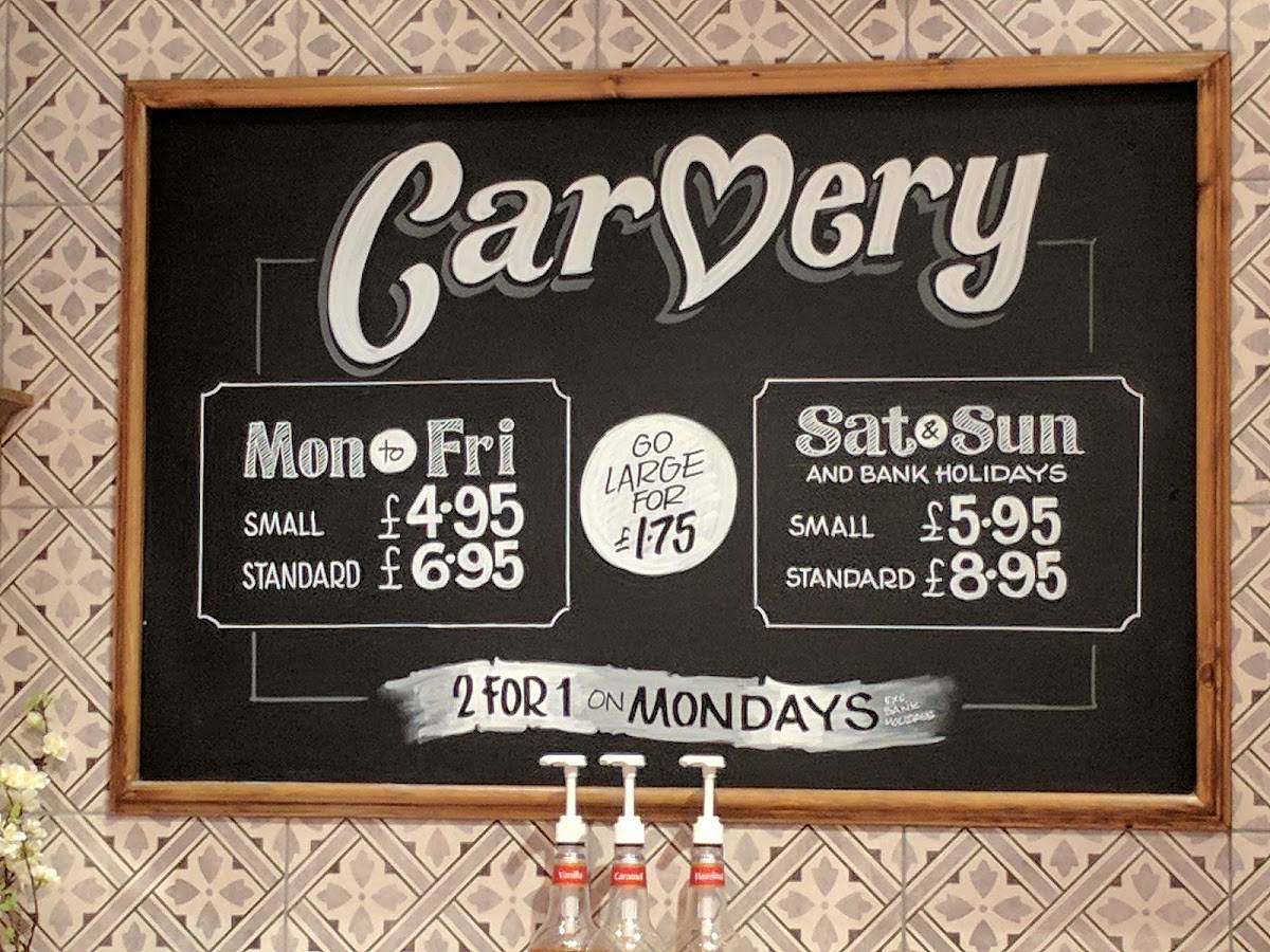 Menu at Clock Tower pub & bar, Northwich