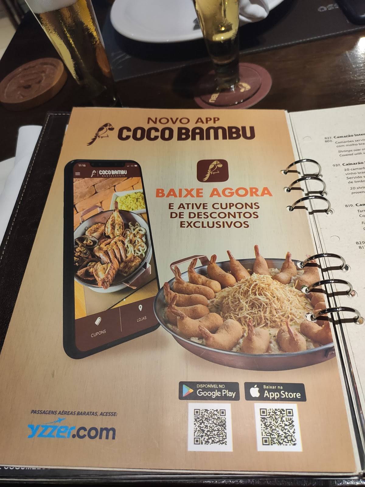 Menu em Coco Bambu Ribeirão Preto: Restaurante, Camarão, Carnes ...
