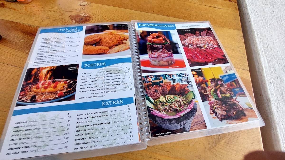 Carta del restaurante Colomitos Cocina del Mar, Guadalajara