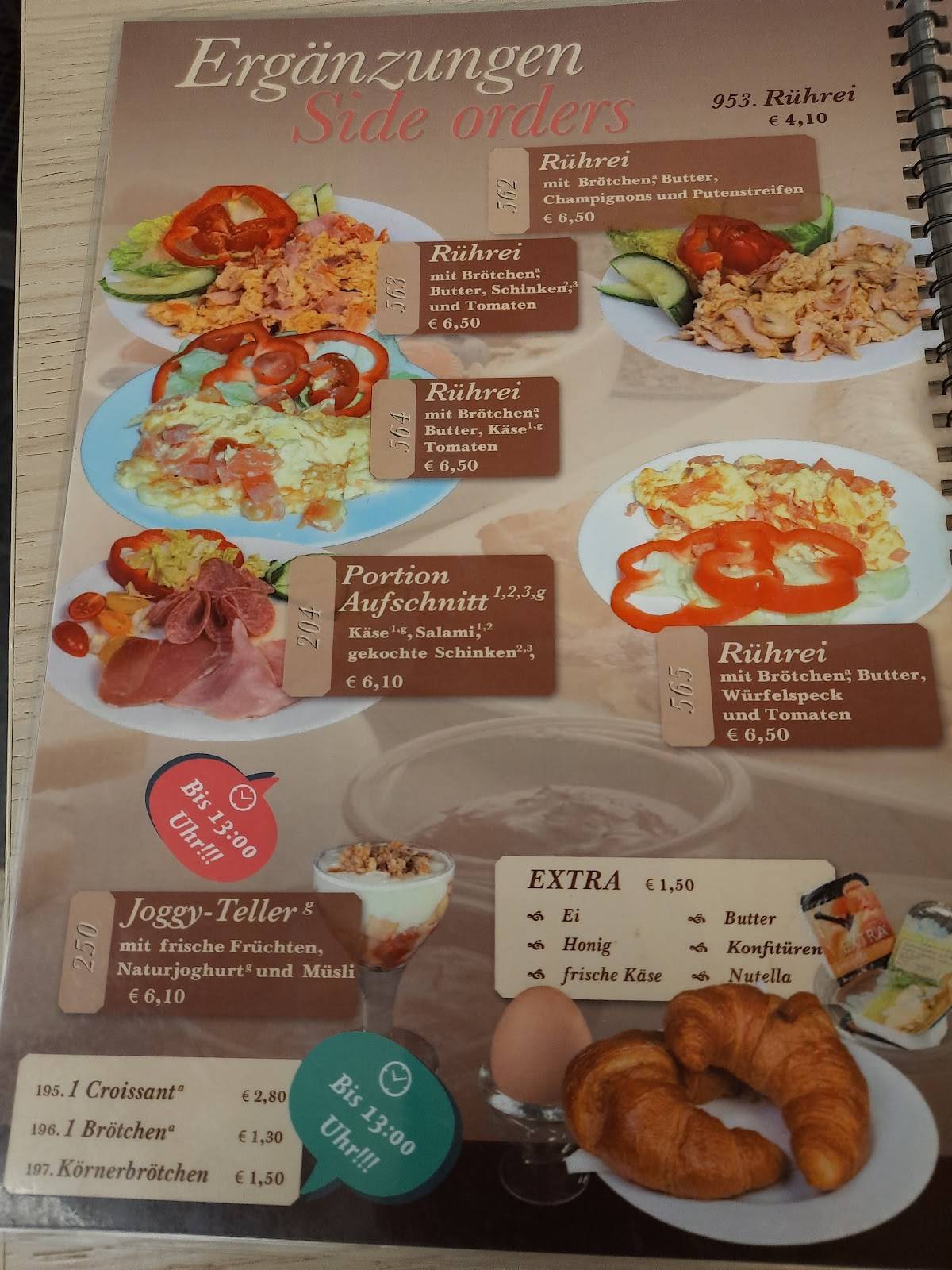 Speisekarte von Colosseum Bistro & Eiscafé cafe, Hannover