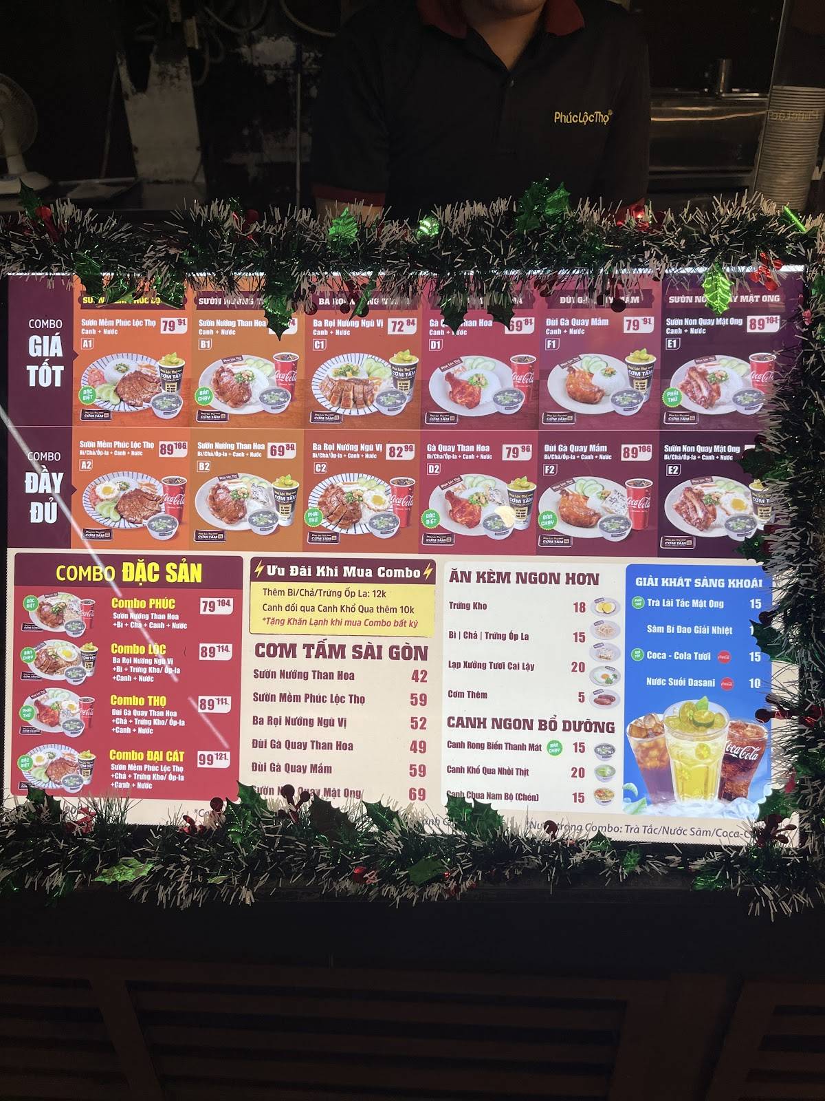 Menu at Cơm Tấm Phúc Lộc Thọ - Đỗ Xuân Hợp restaurant, Ho Chi Minh City ...
