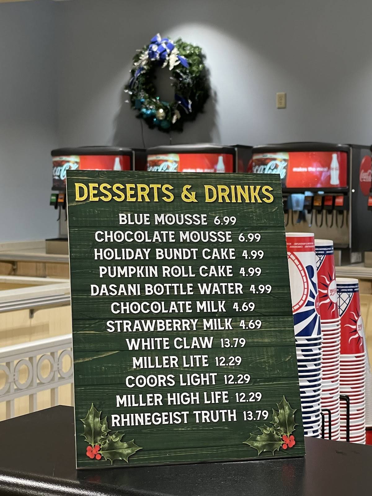 Menu at Coney Bar-B-Que, Kings Mills