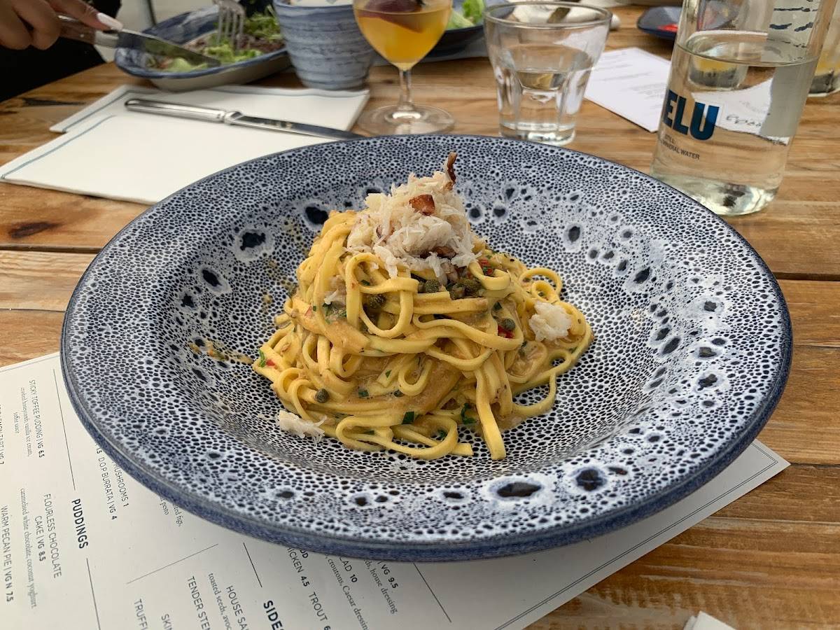 Menu at Coppa Club Tower Bridge, London, 3 Three Quays Walk