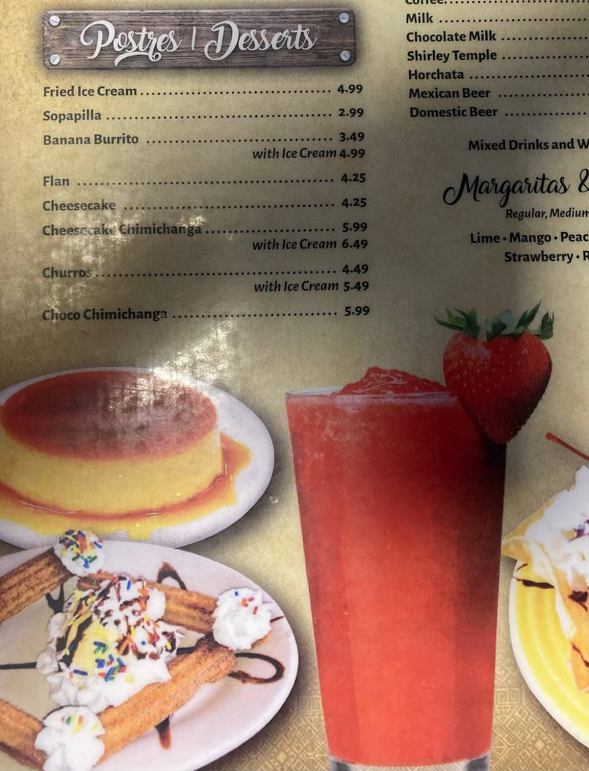 Menu at Country Burrito Bar and Grill, Knoxville