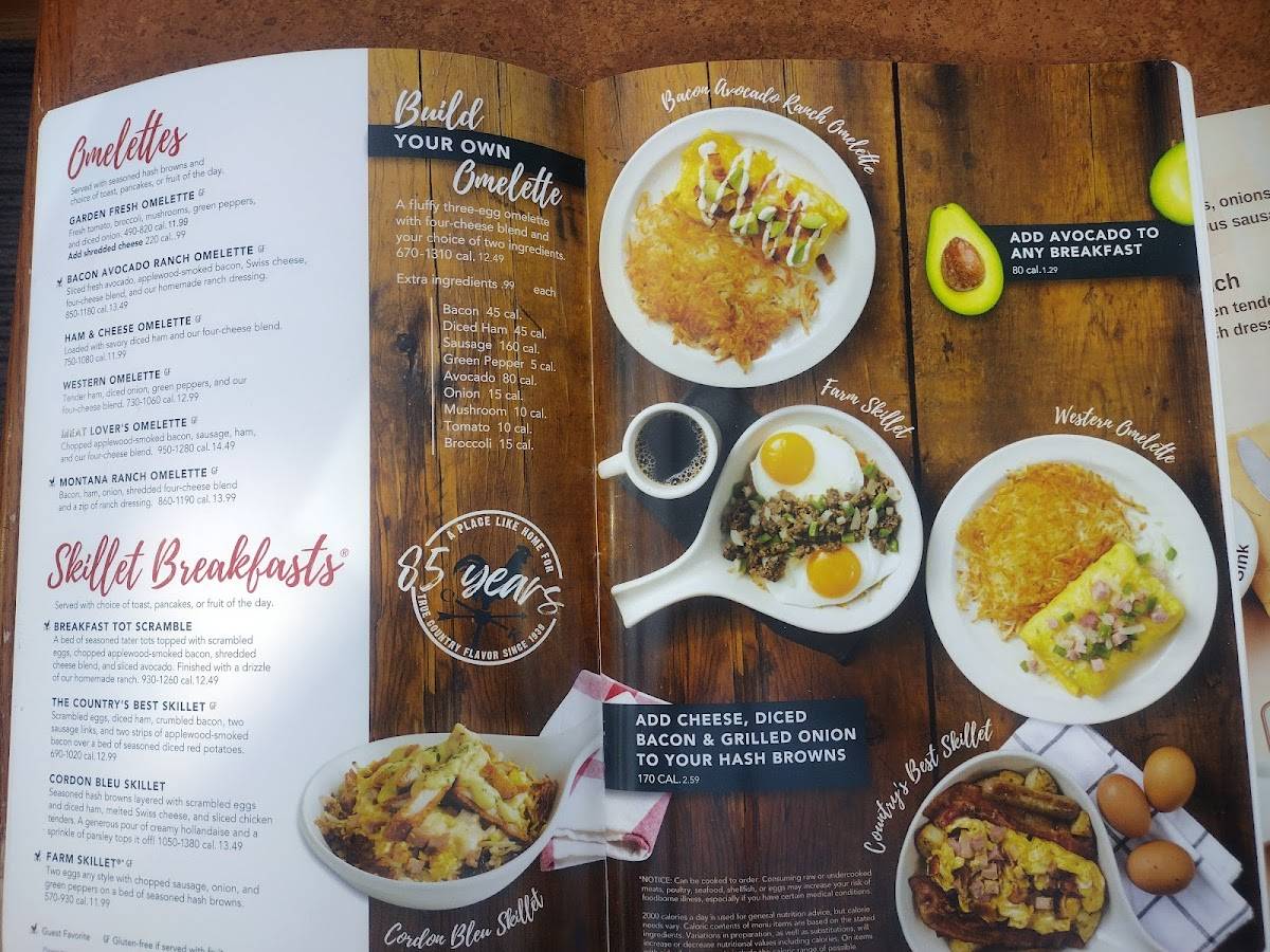 Menu at Country Kitchen Restaurant, Bemidji