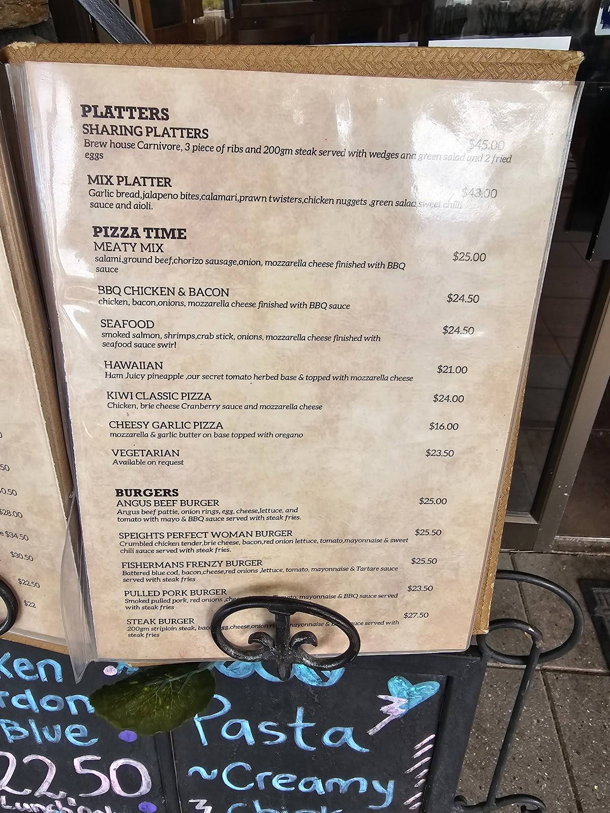 Menu at Cromwell Brew House pub & bar, Cromwell