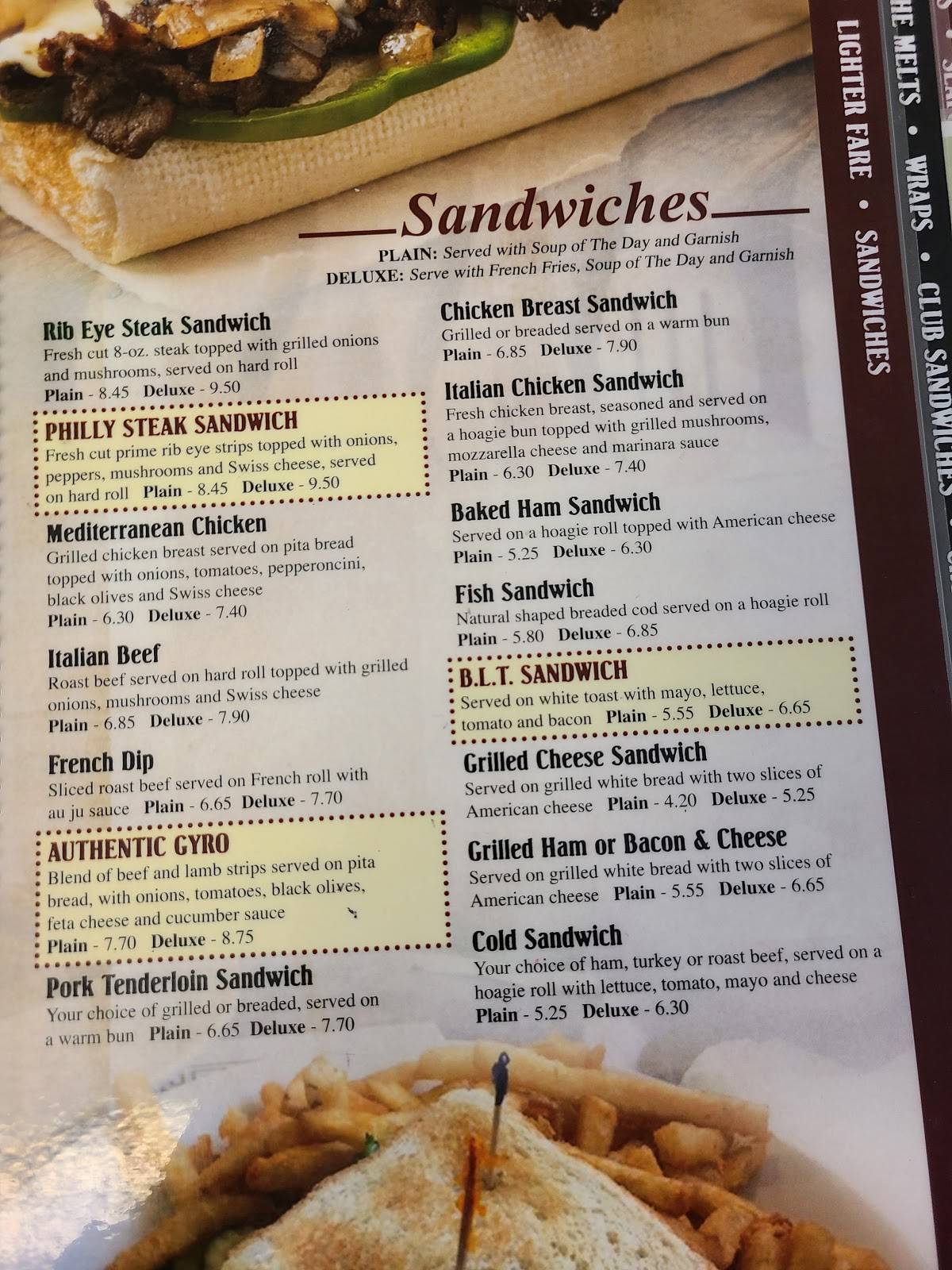 Menu at Crossroads Family Restaurant, Attica