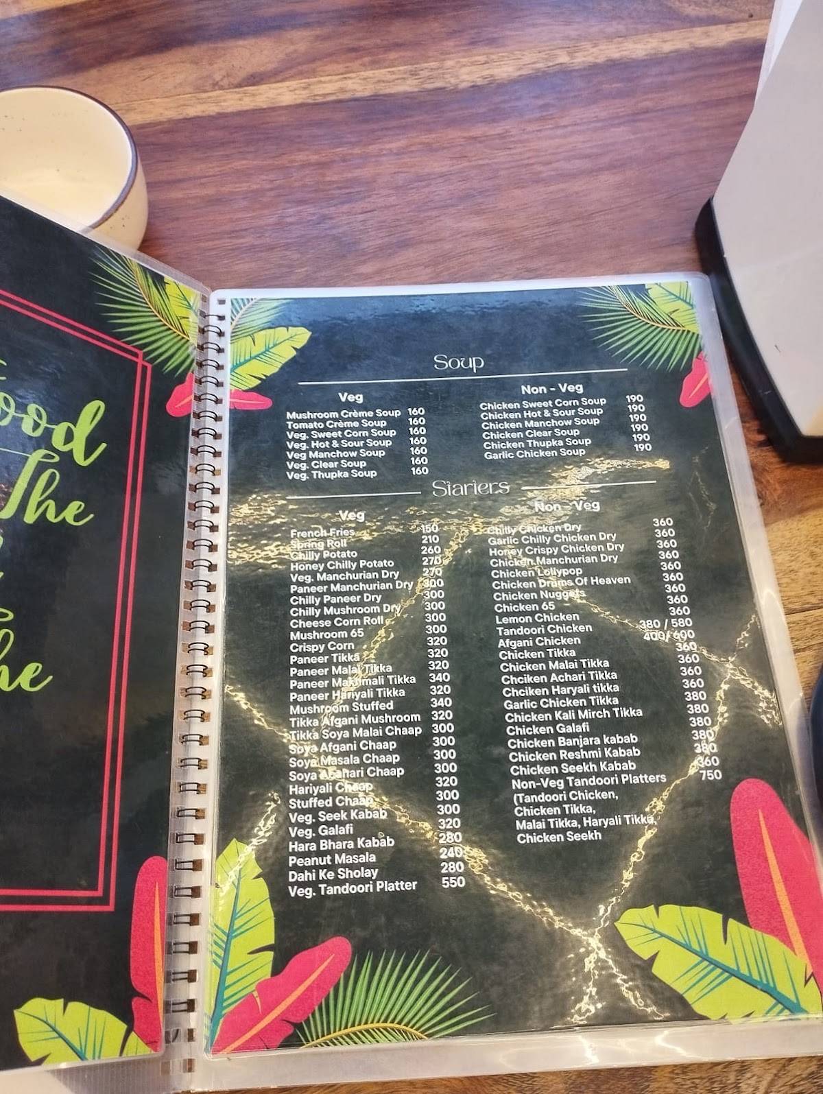 Menu at Curry Garden, Gurugram