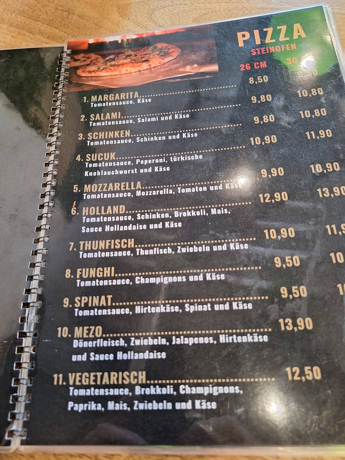 Carta de Café Mezo, Cuxhaven