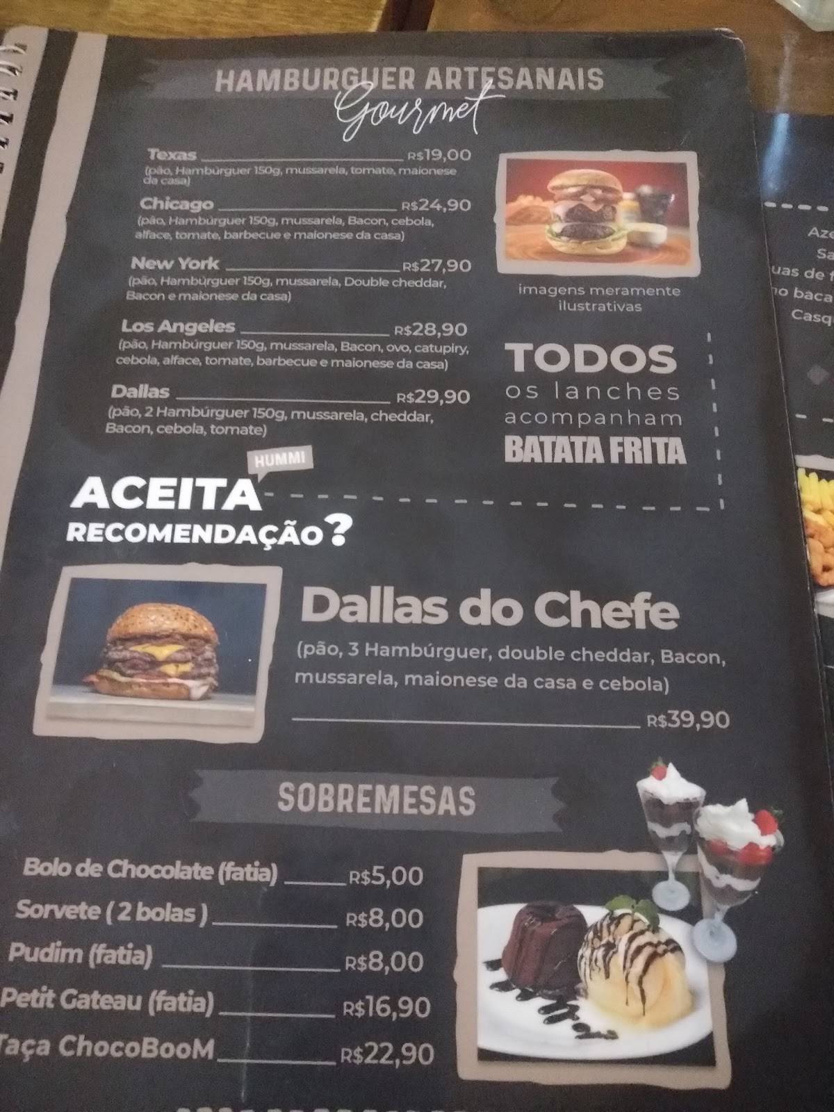 Menu em Dallas Grill Bar, Barueri