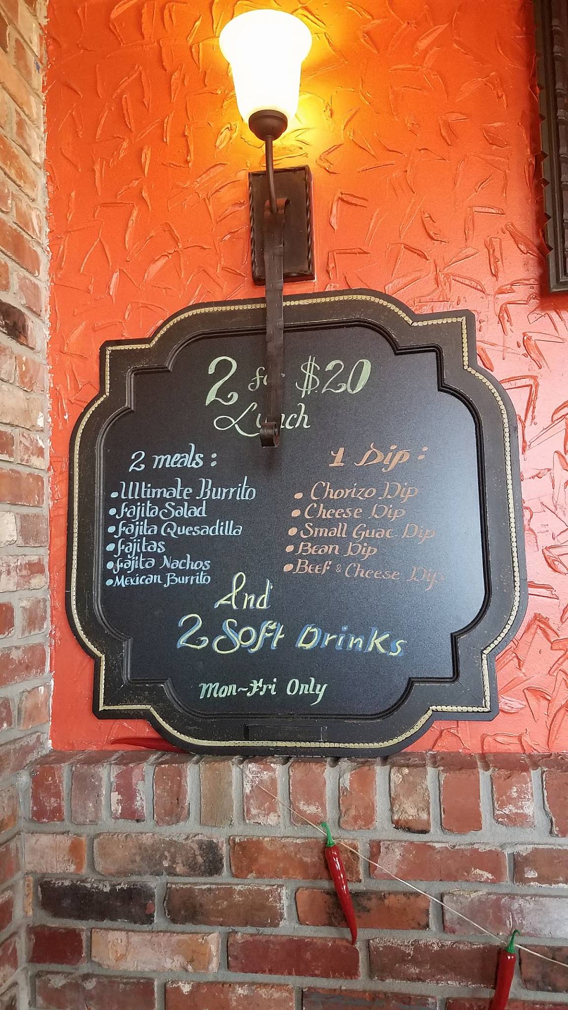 Menu at Poor Mexican restaurant, Spanish Fort, AL-181 #134