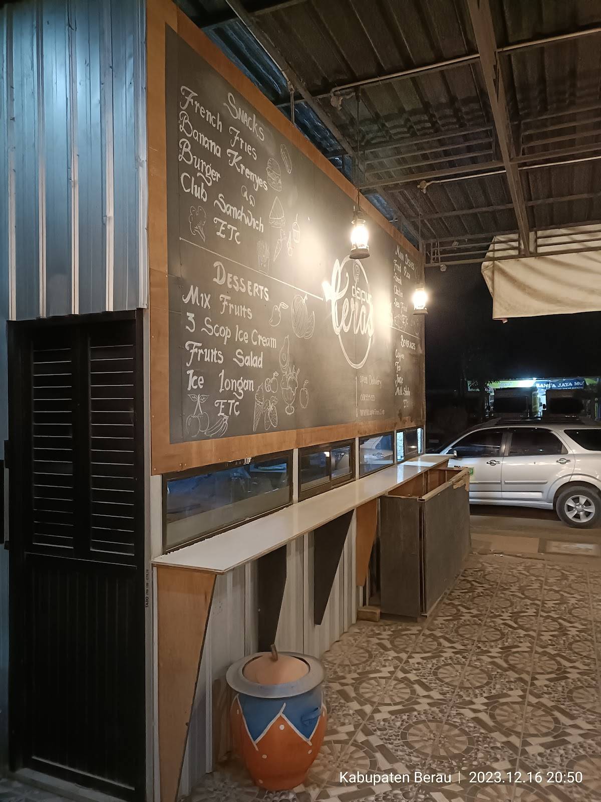 Menu at Dapur Teras GATSU restaurant, Indonesia