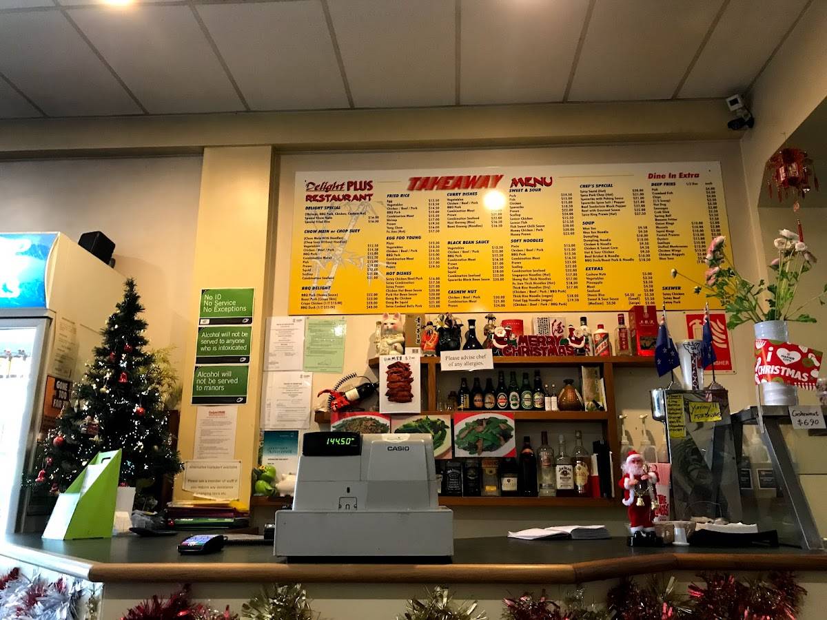Menu at Delight Plus Chinese Restaurant, Napier