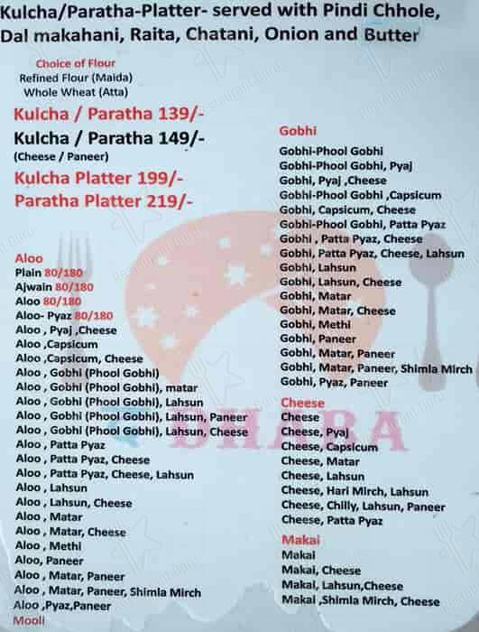 Menu at The Dhaba, Vadodara, 63 Haribhakti Society Extension Ground Floor