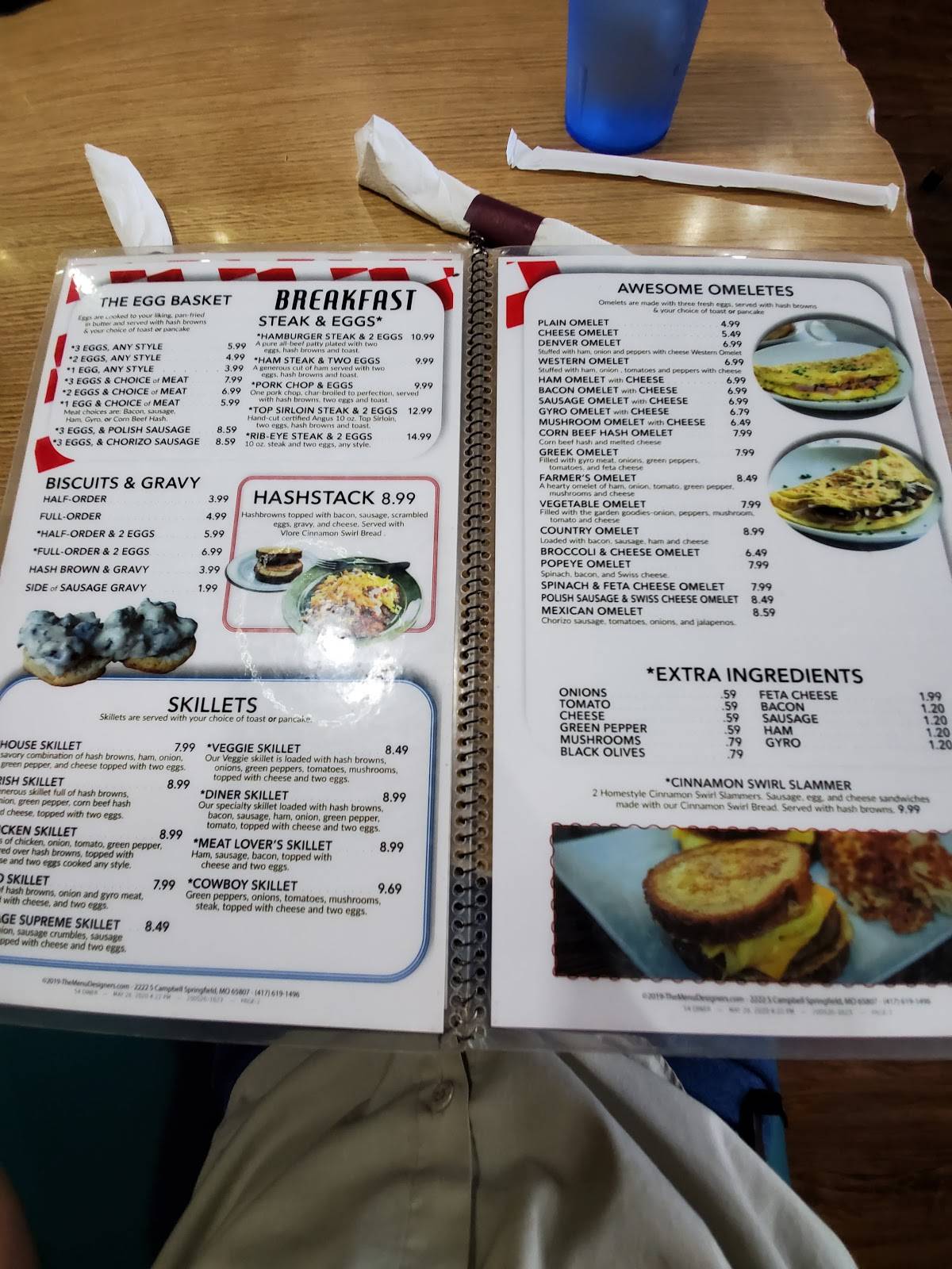 Menu at Diner 54 restaurant, Kirksville