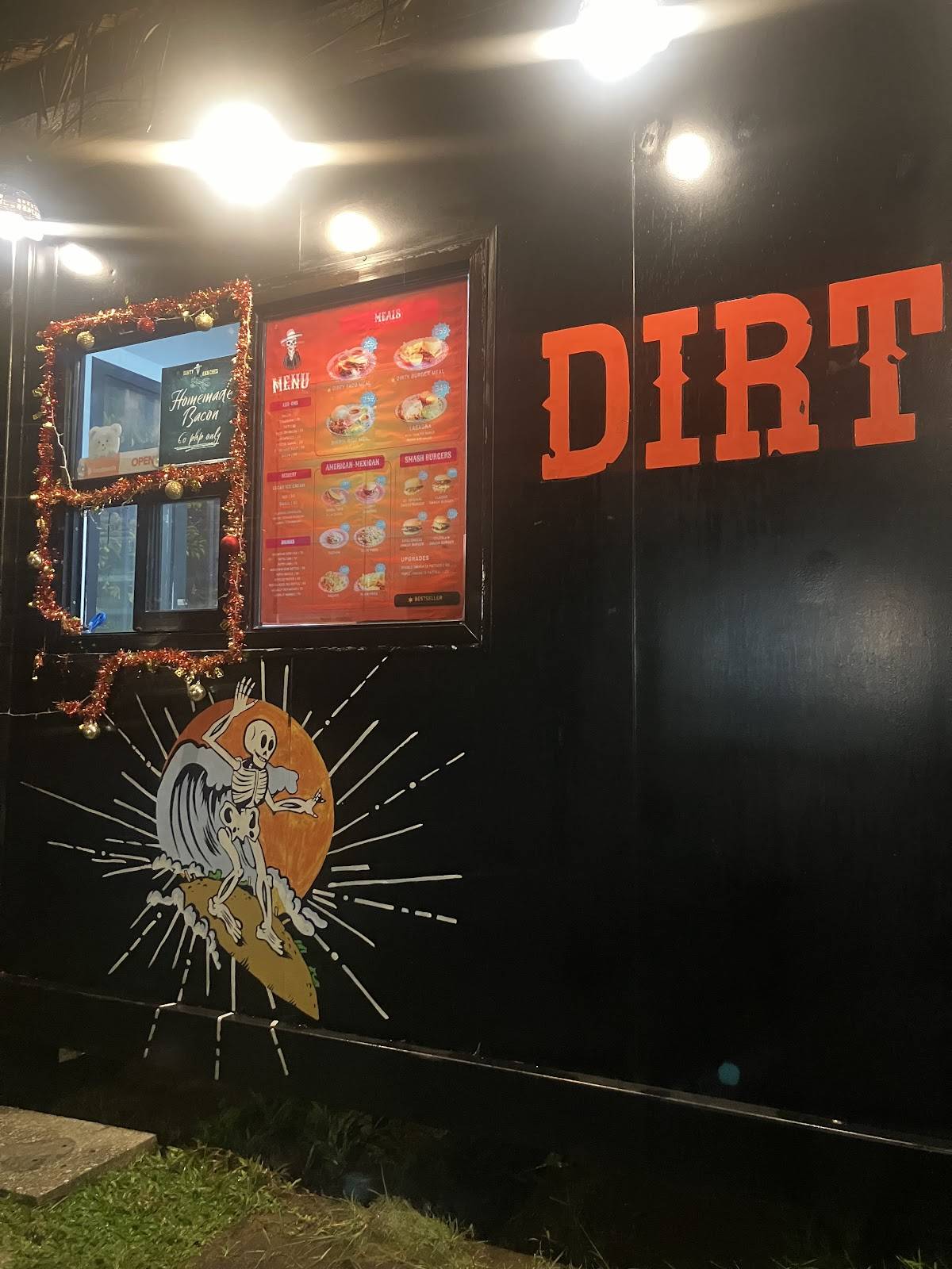 Menu at Dirty Sanchez Ma-a restaurant, Davao City