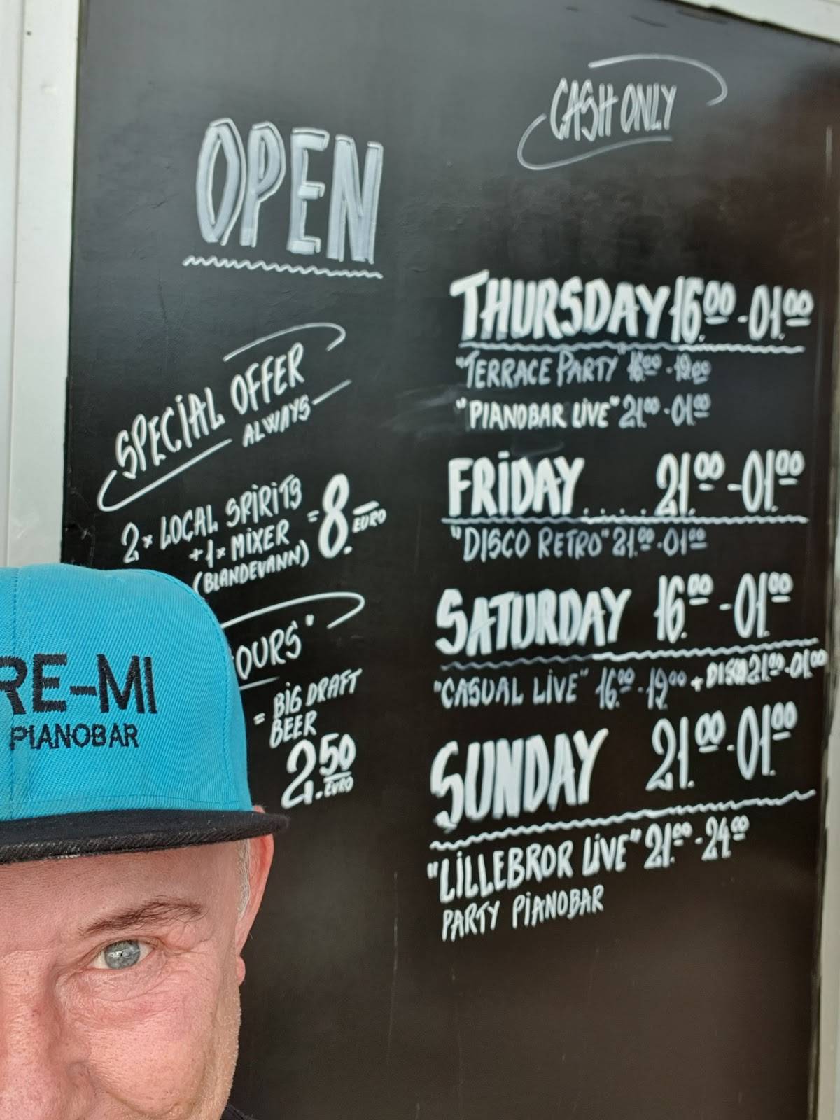 Menu at Do - Re - Mi pub & bar, Maspalomas