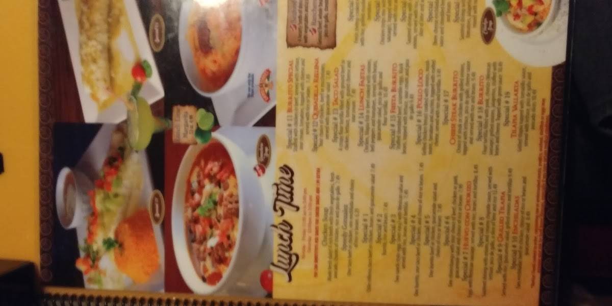 Menu at Don Ramon Mexican Restaurant, Parma Heights, Pearl Rd