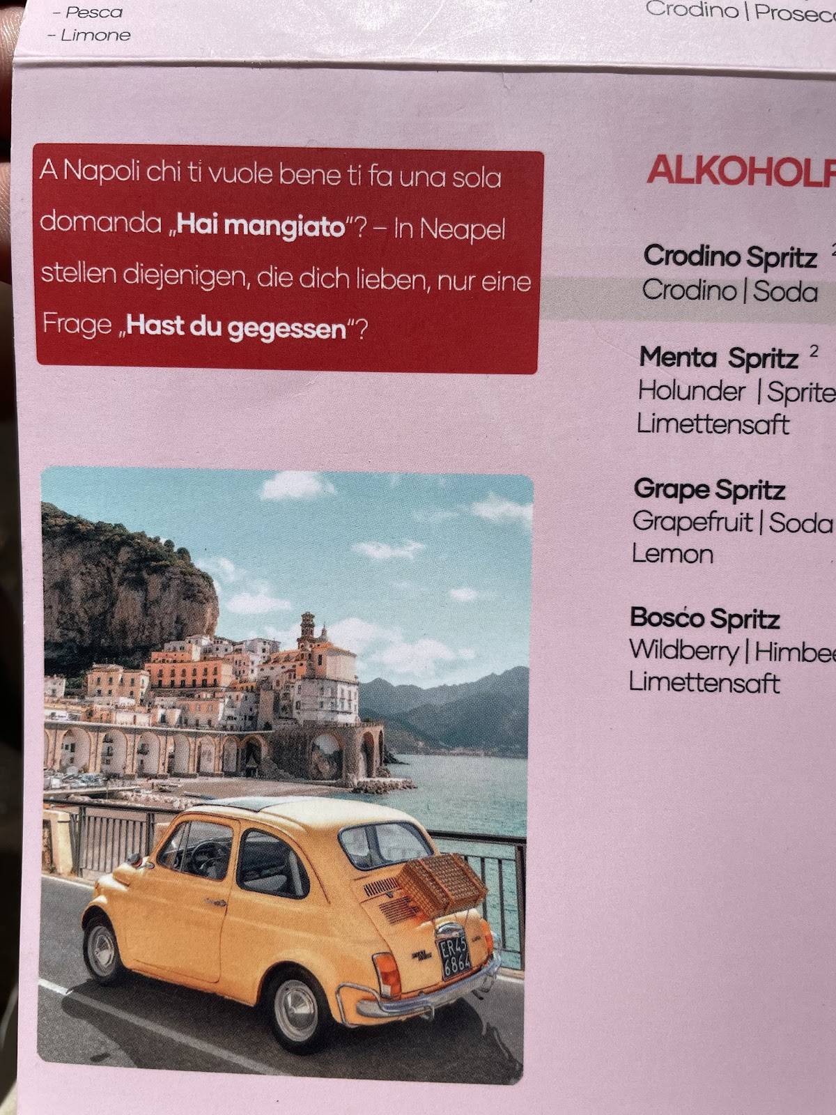 Speisekarte von Eats Amore restaurant, Mannheim