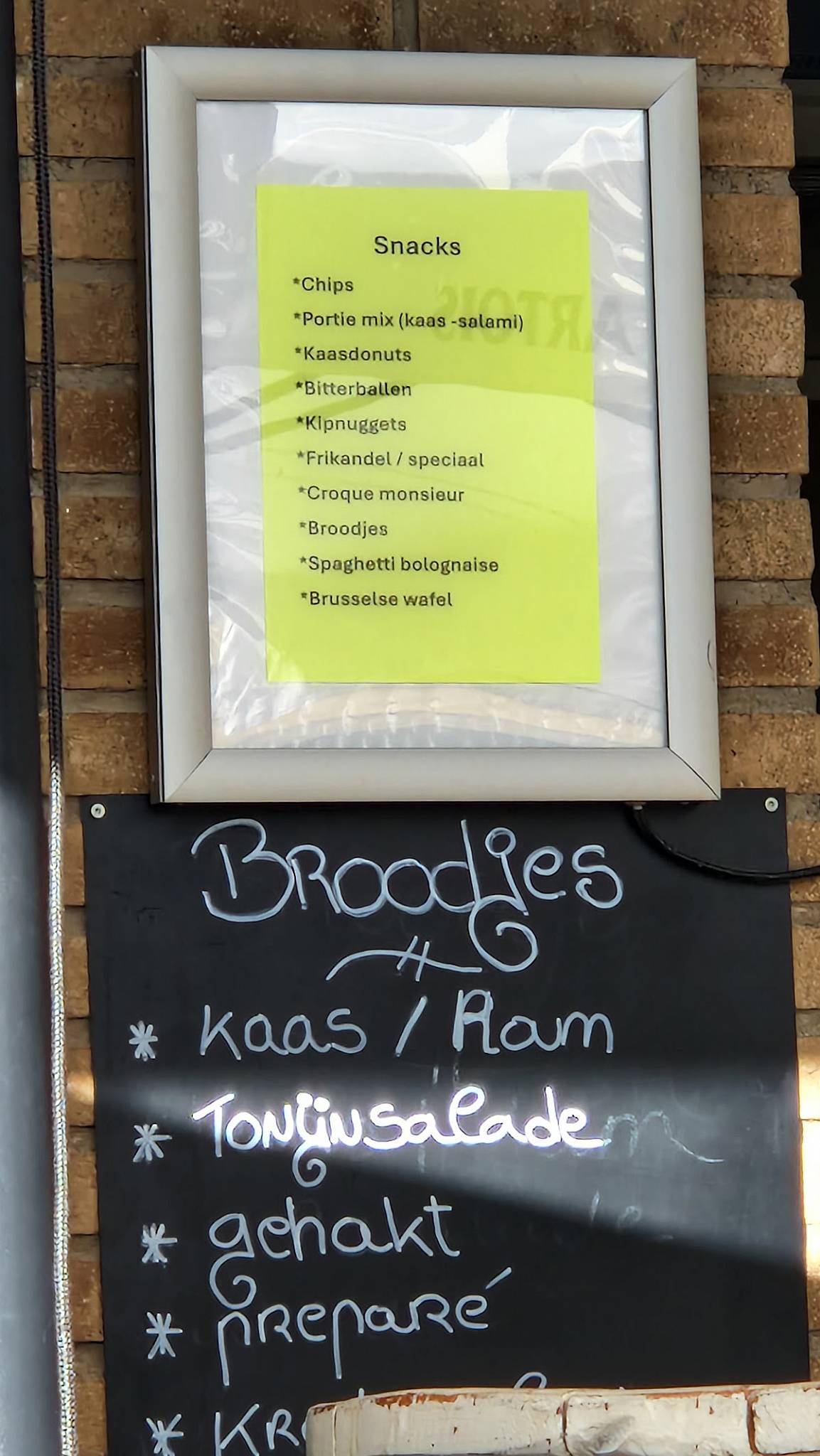 Menu at El Ambiente restaurant, Calp