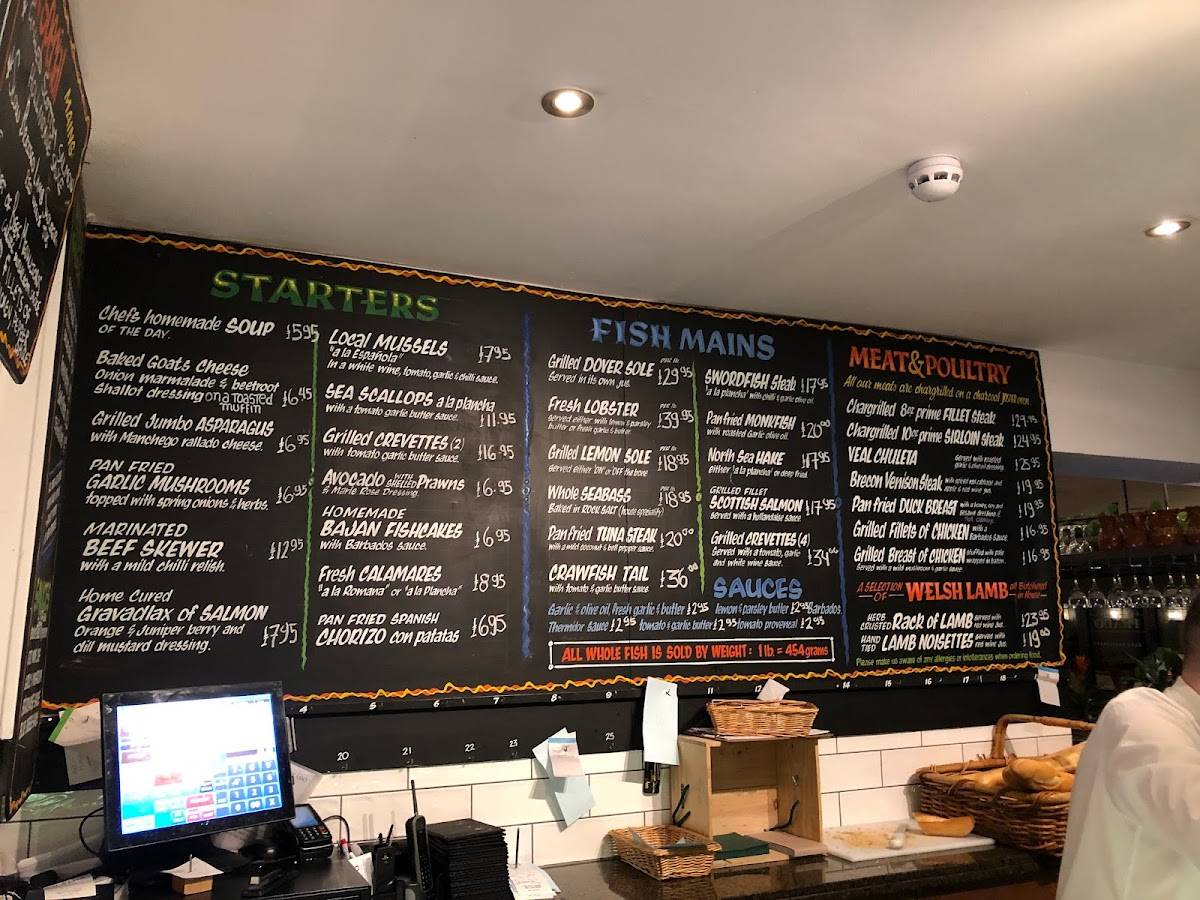 Menu at El Prado Bar & Restaurant, Bridgend
