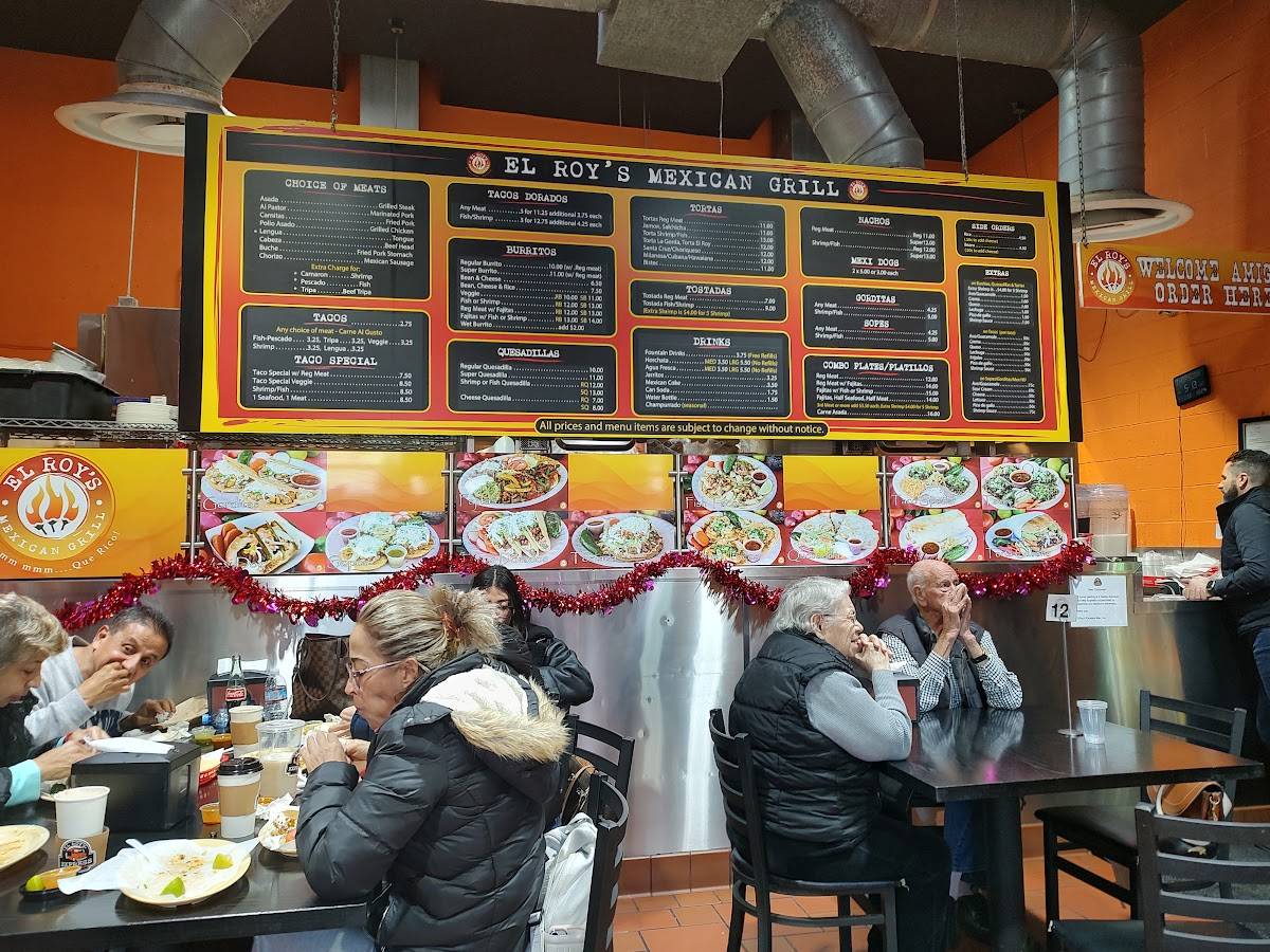 Menu at El Roy's Mexican Grill restaurant, Petaluma, 210 Edith St