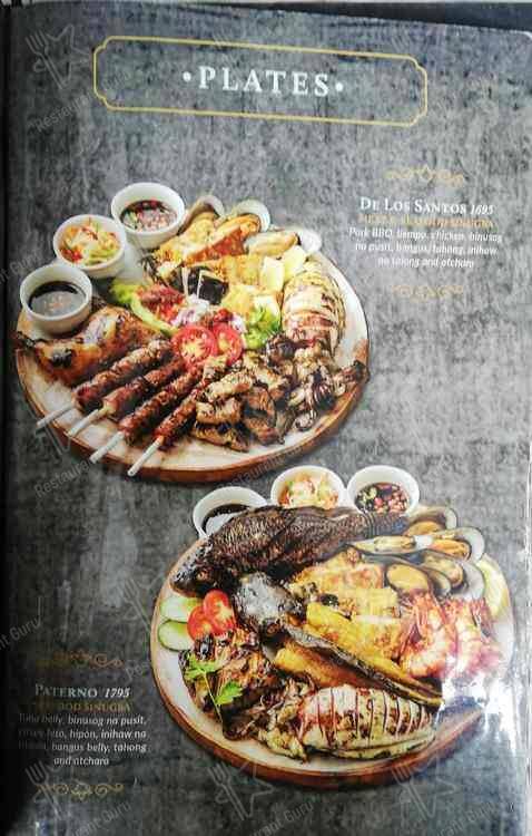 Menu at Elias Bgc (Crisostomo) restaurant, Taguig, H22X+JMM