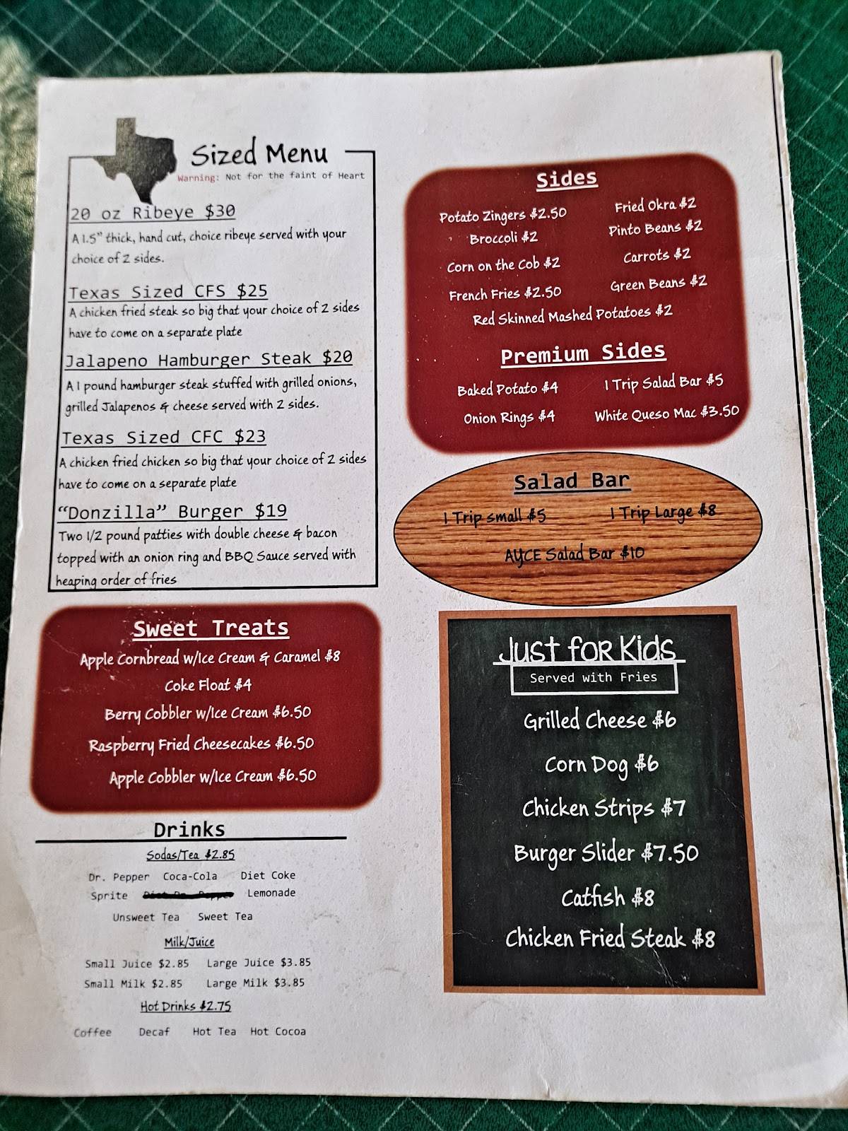 Menu at The Local Fork restaurant, Emory