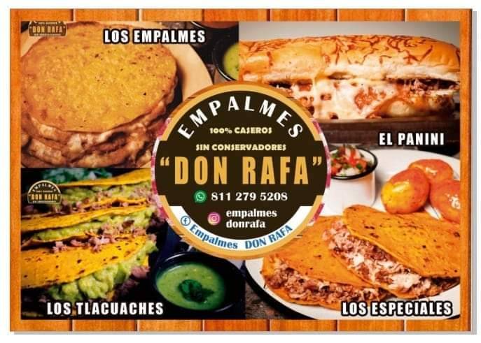 Menu at Empalmes Don Rafa restaurant, General Escobedo