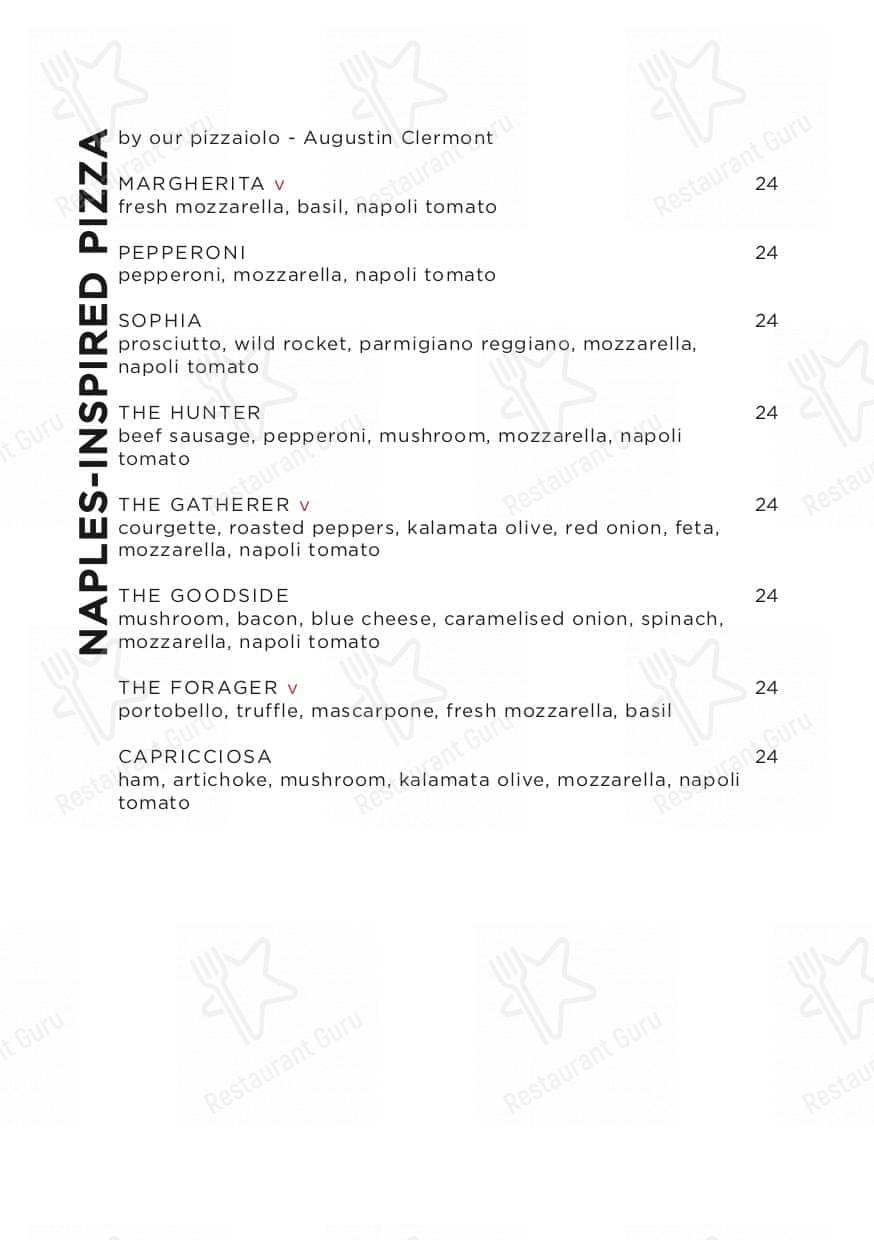 Menu at Fantail & Turtle pub & bar, Auckland