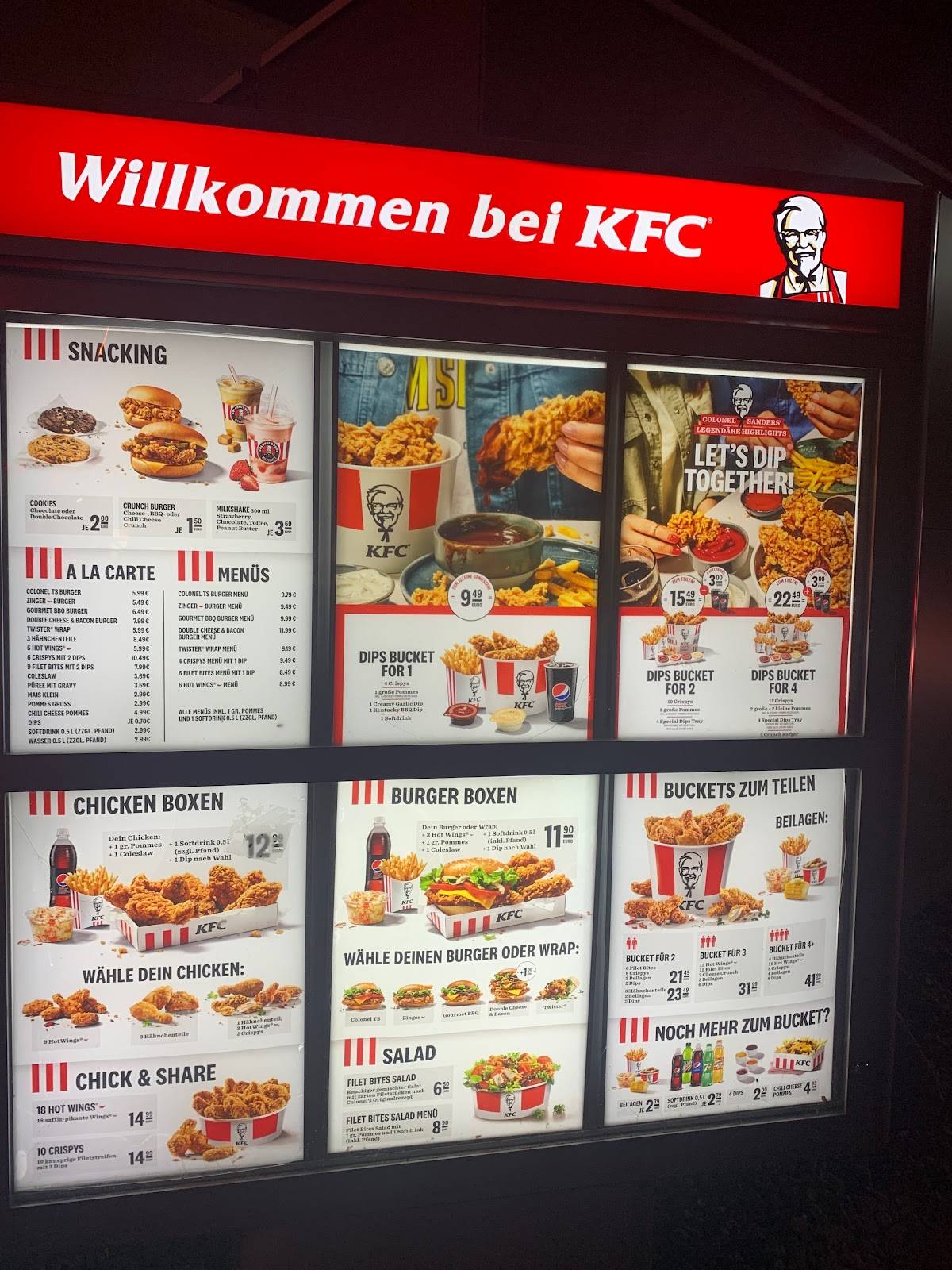 Speisekarte Kentucky Fried Chicken In Wuppertal – TOLB