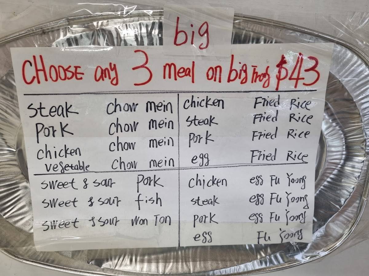 Menu at Lucky Day Takeaway fast food, Papakura