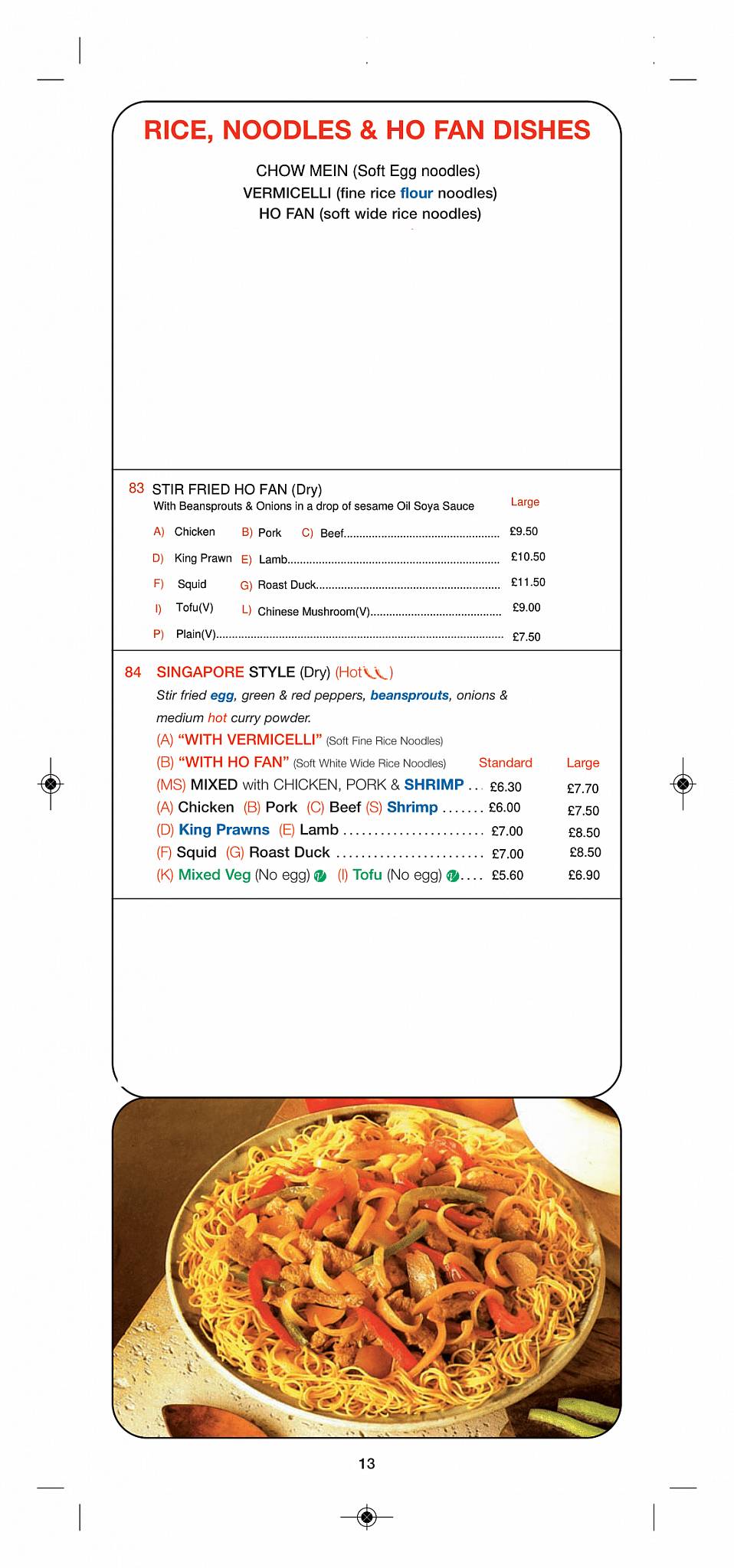 Menu at The Flying Fish Fleet fast food, Fleet