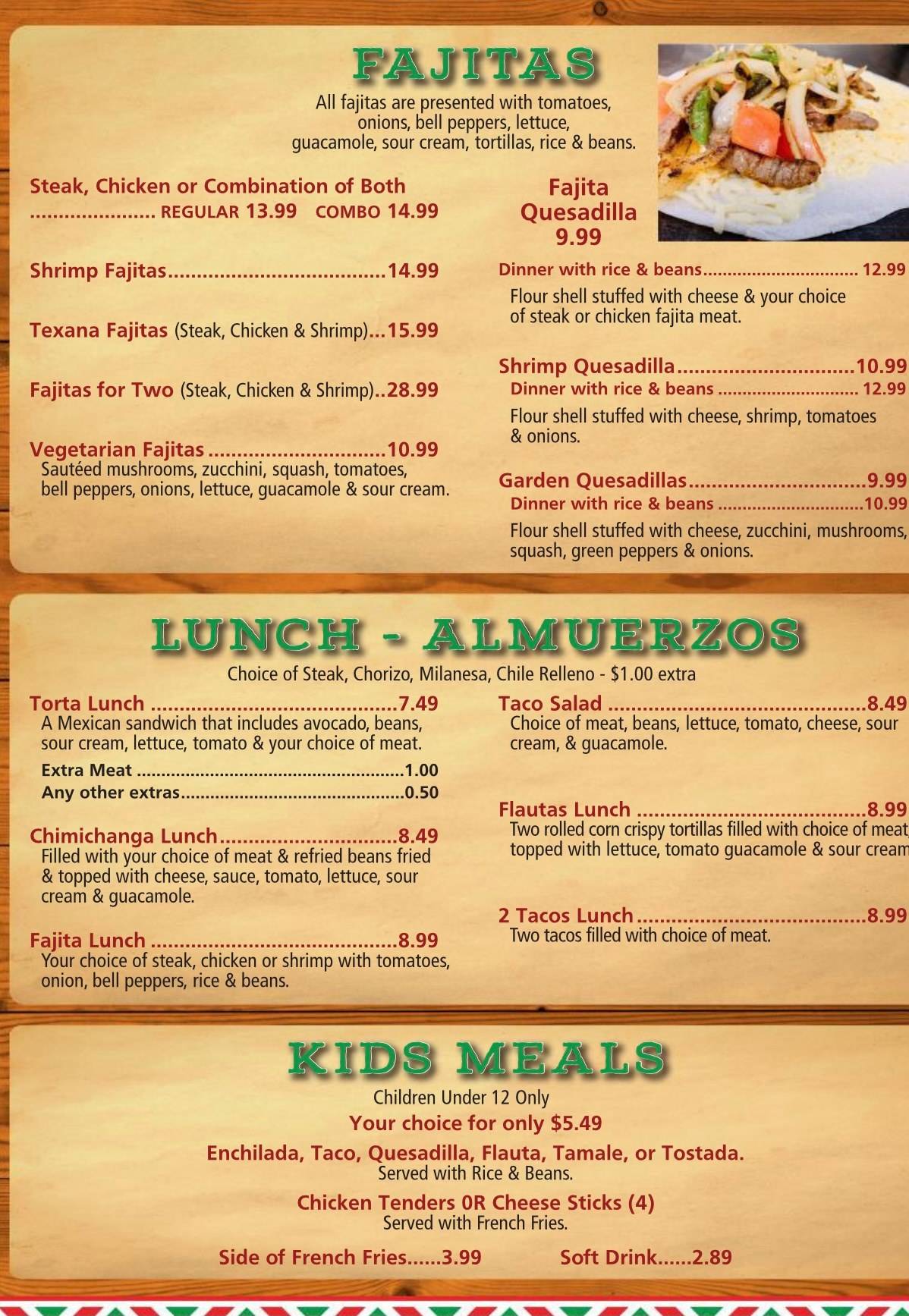 Menu at Fat Burrito Crown Point IN. restaurant, Crown Point