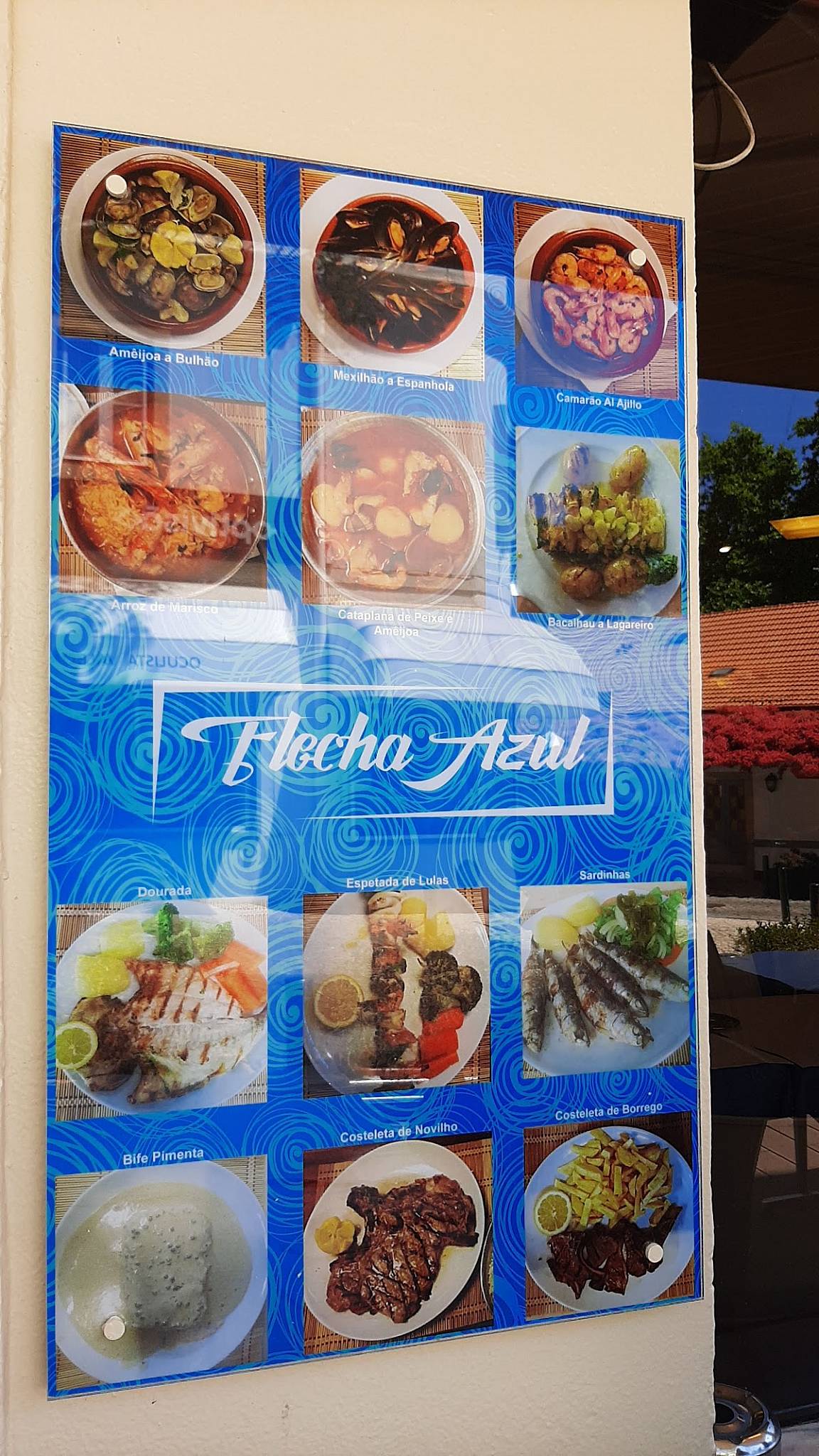 Menu em Flecha Azul Restaurant, Cascais