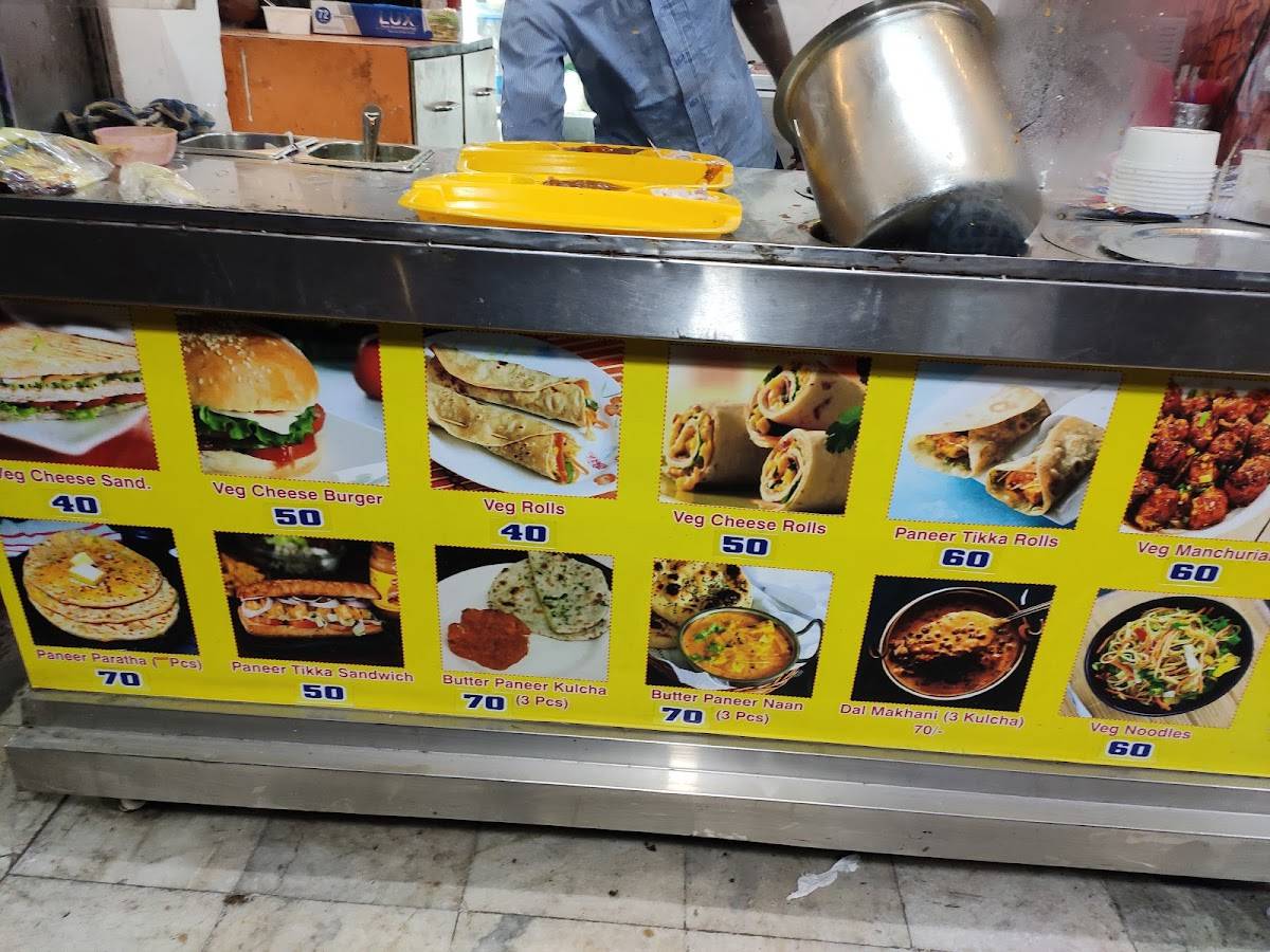 Menu at Food Adda, Bhopal, Swami Vivekanad Square