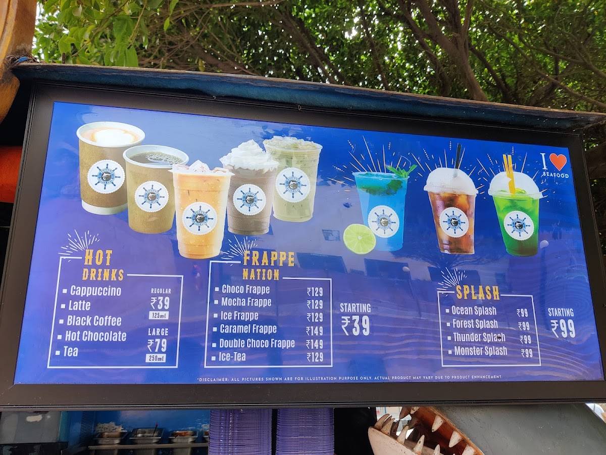 Menu at Food Bay, New Town, CC2