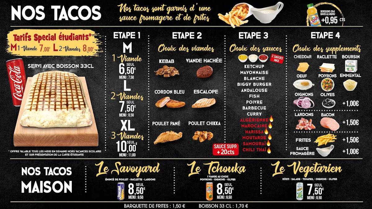 Menu au Food Factory restaurant, Montpellier, 138 Avenue de Lodeve