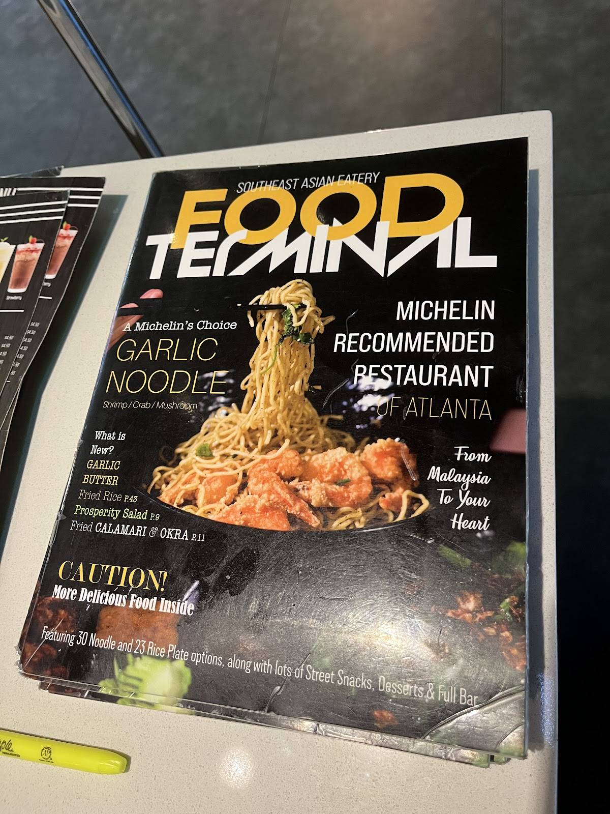 Menu at Food Terminal (Alpharetta) restaurant, Alpharetta
